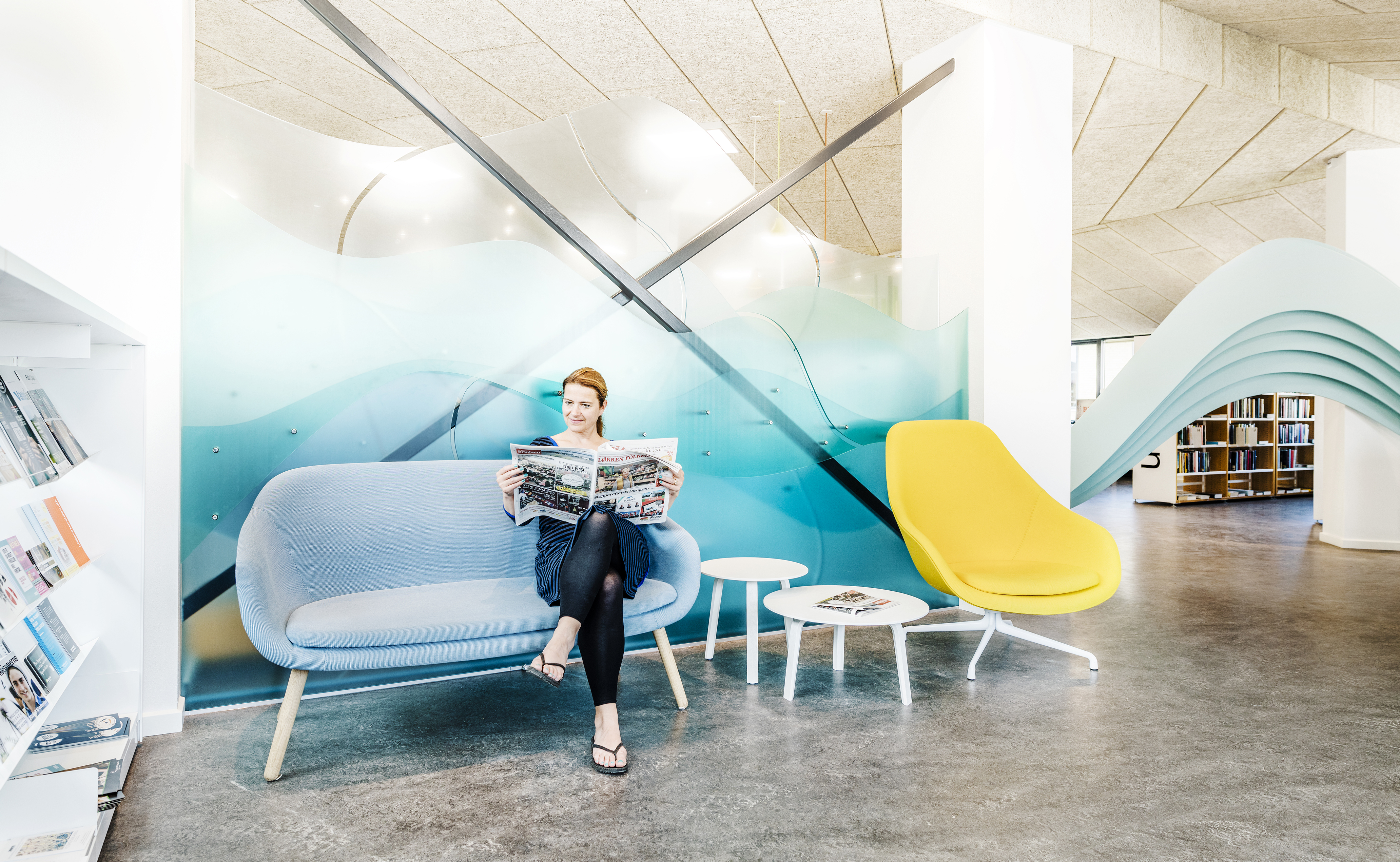 Løkken Central Library by Rosan Bosch Studio - Architizer