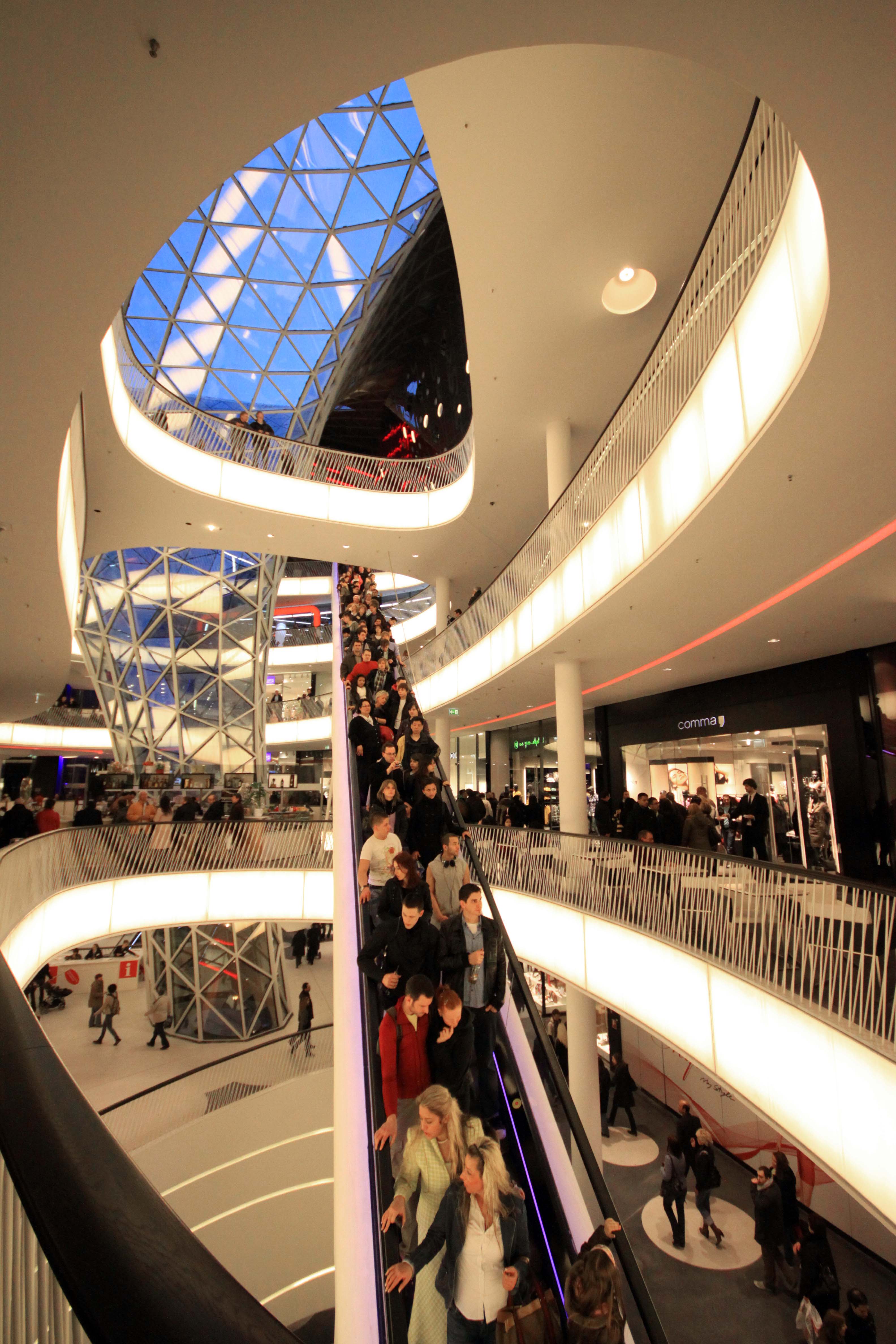 MyZeil Shopping Mall by Massimiliano and Doriana Fuksas - Architizer