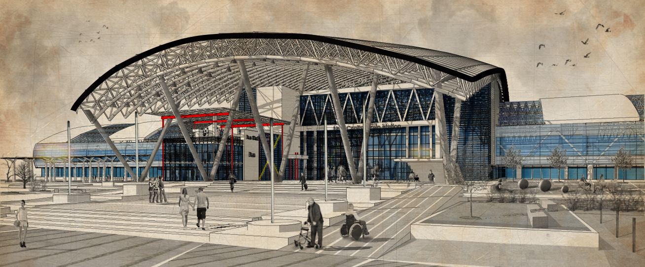 Central Train station of New capital ,Egypt by Maged Elnaggar - Architizer