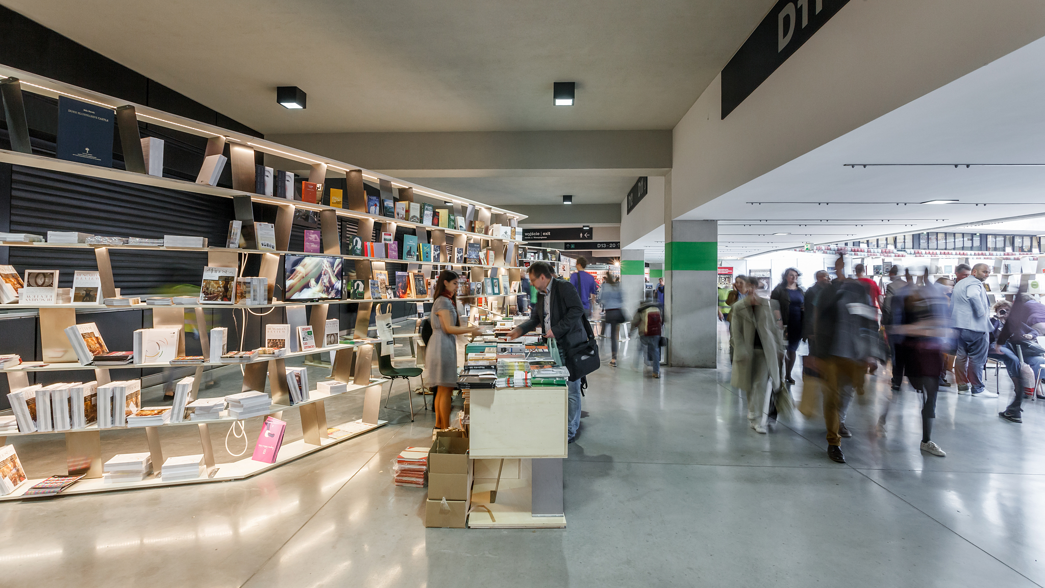 Book fair stand Warsaw 2016 by sporaarchitects - Architizer