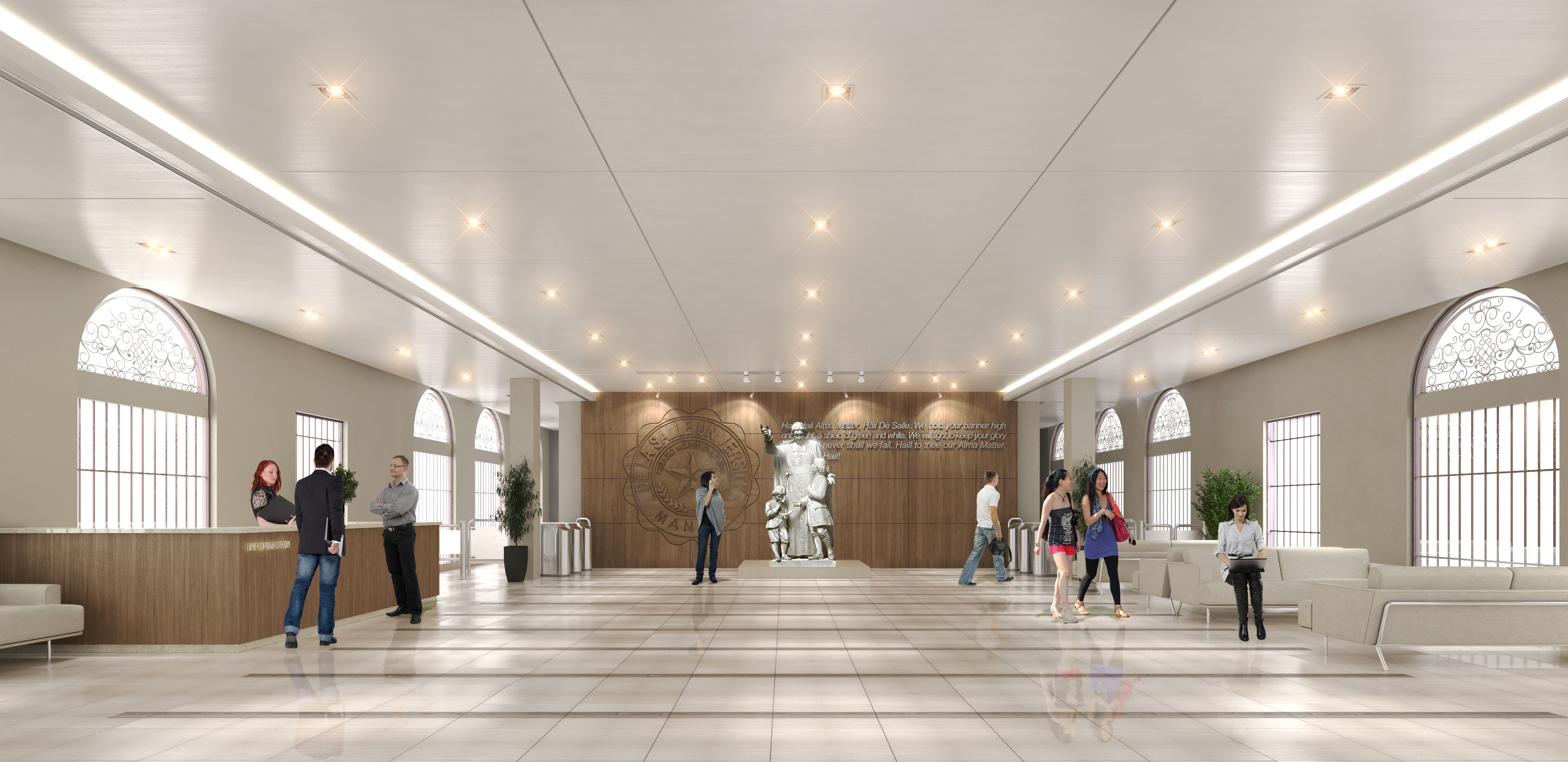 DLSU Campus Renewal 2 - St. La Salle Lobby & Yuchengco Block by THE ...