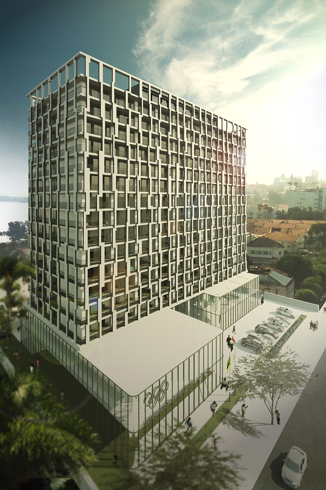 Mozambique Olympic Committee Headquarters, Residential and Commercial ...