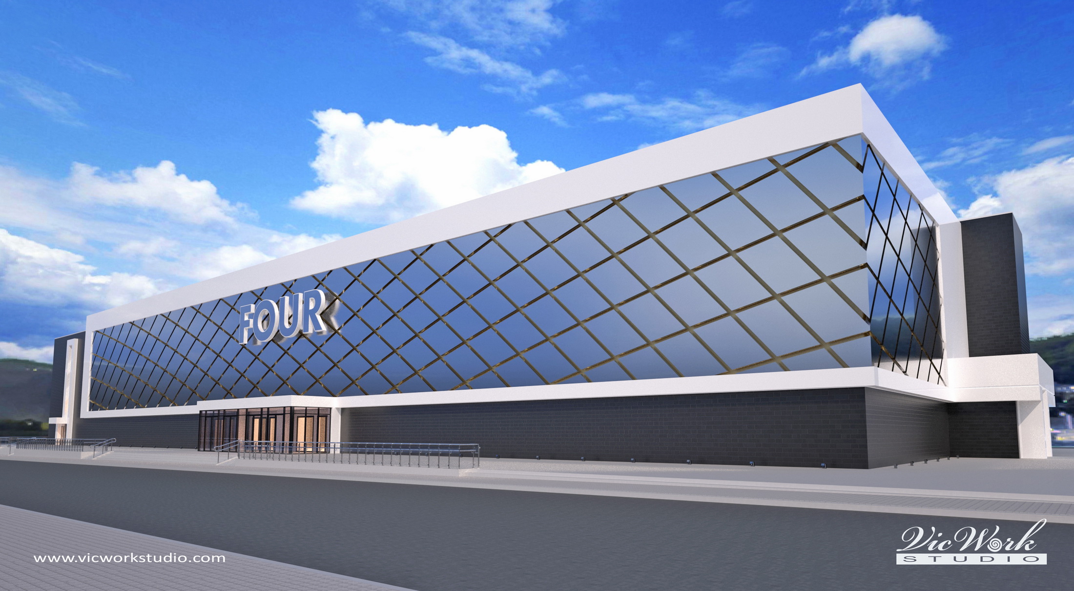Concept Design of the Shopping Mall facade V.4. by VICWORK STUDIO ...