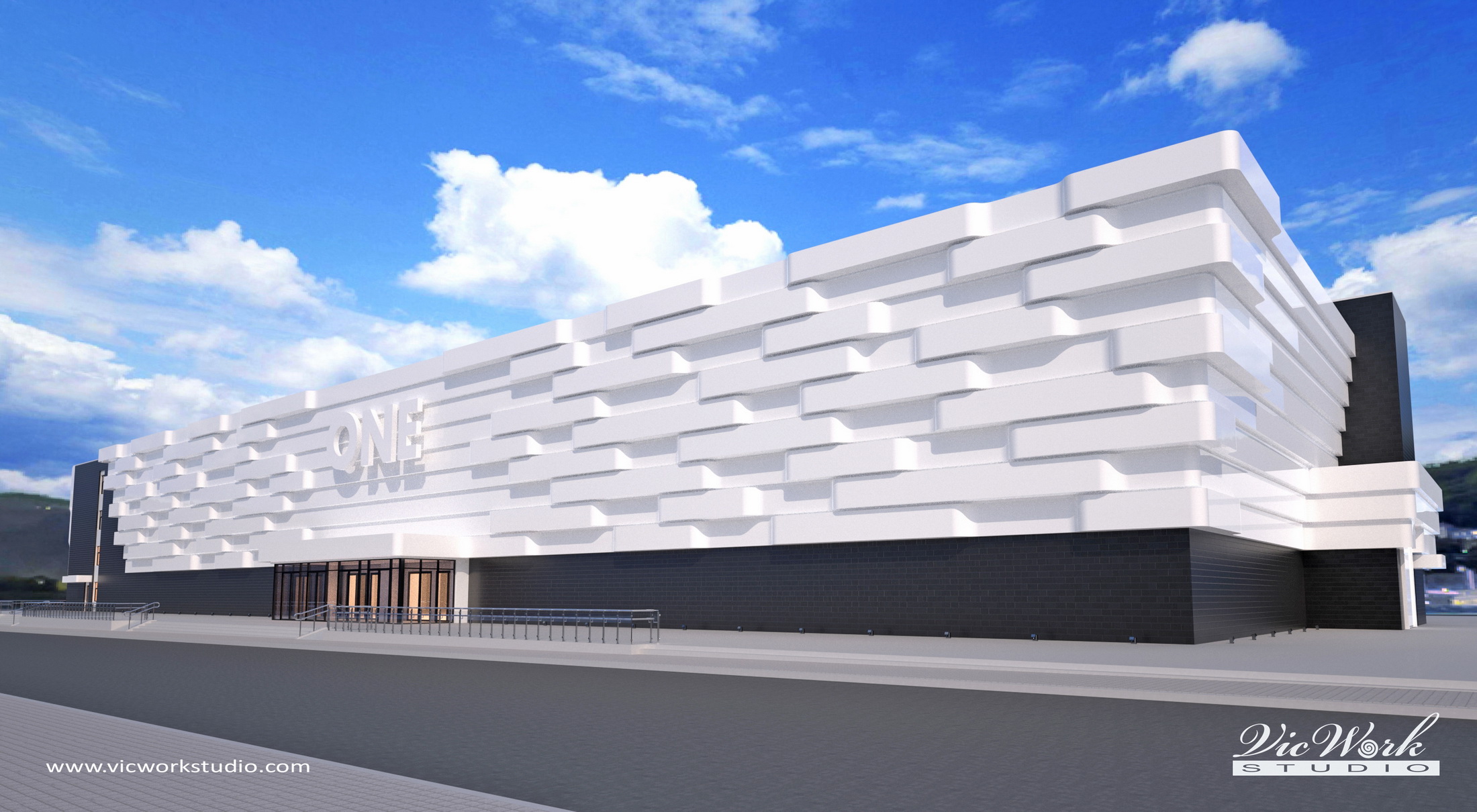 Concept Design of the Shopping Mall facade V.1. by VICWORK STUDIO ...