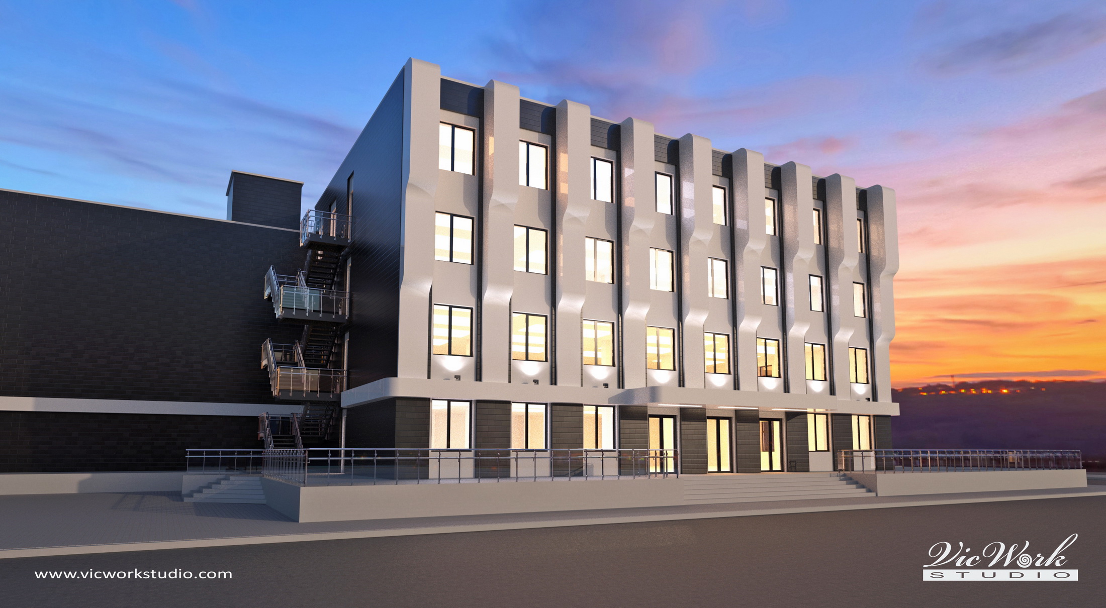 Concept Design of the Shopping Mall facade V.1. - Architizer