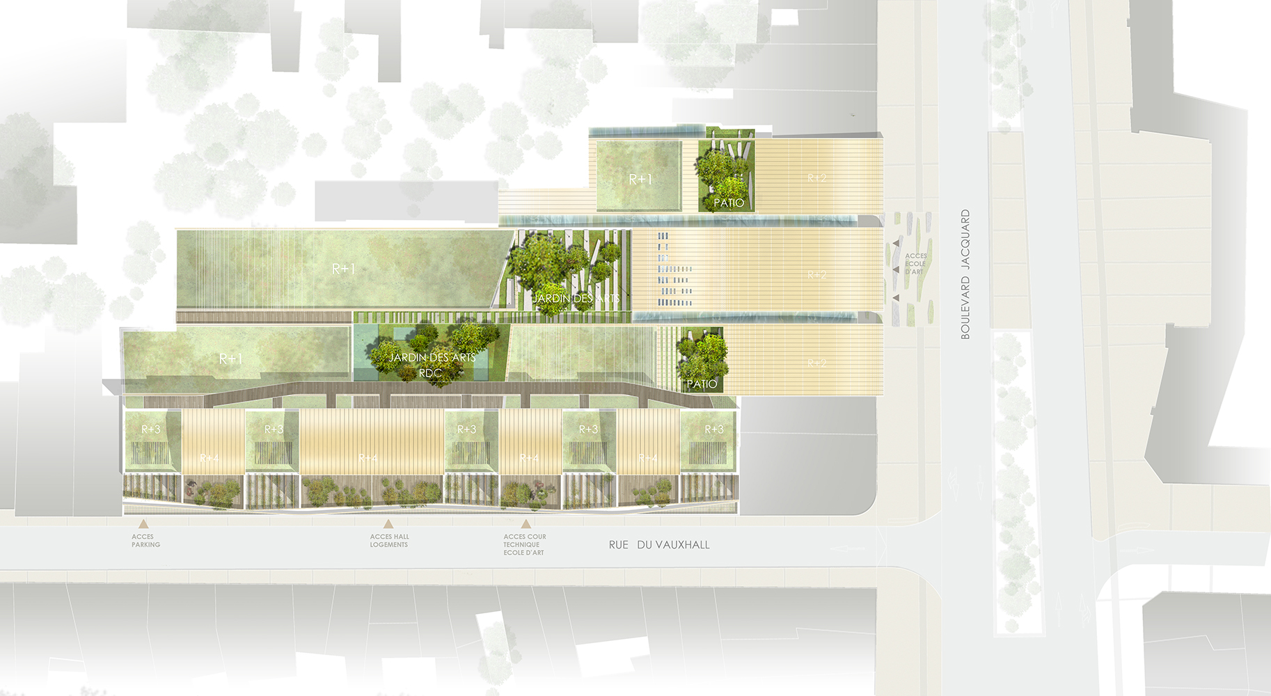 Idea 1696753: Art School and housing by Arc.Ame in Calais, France ...