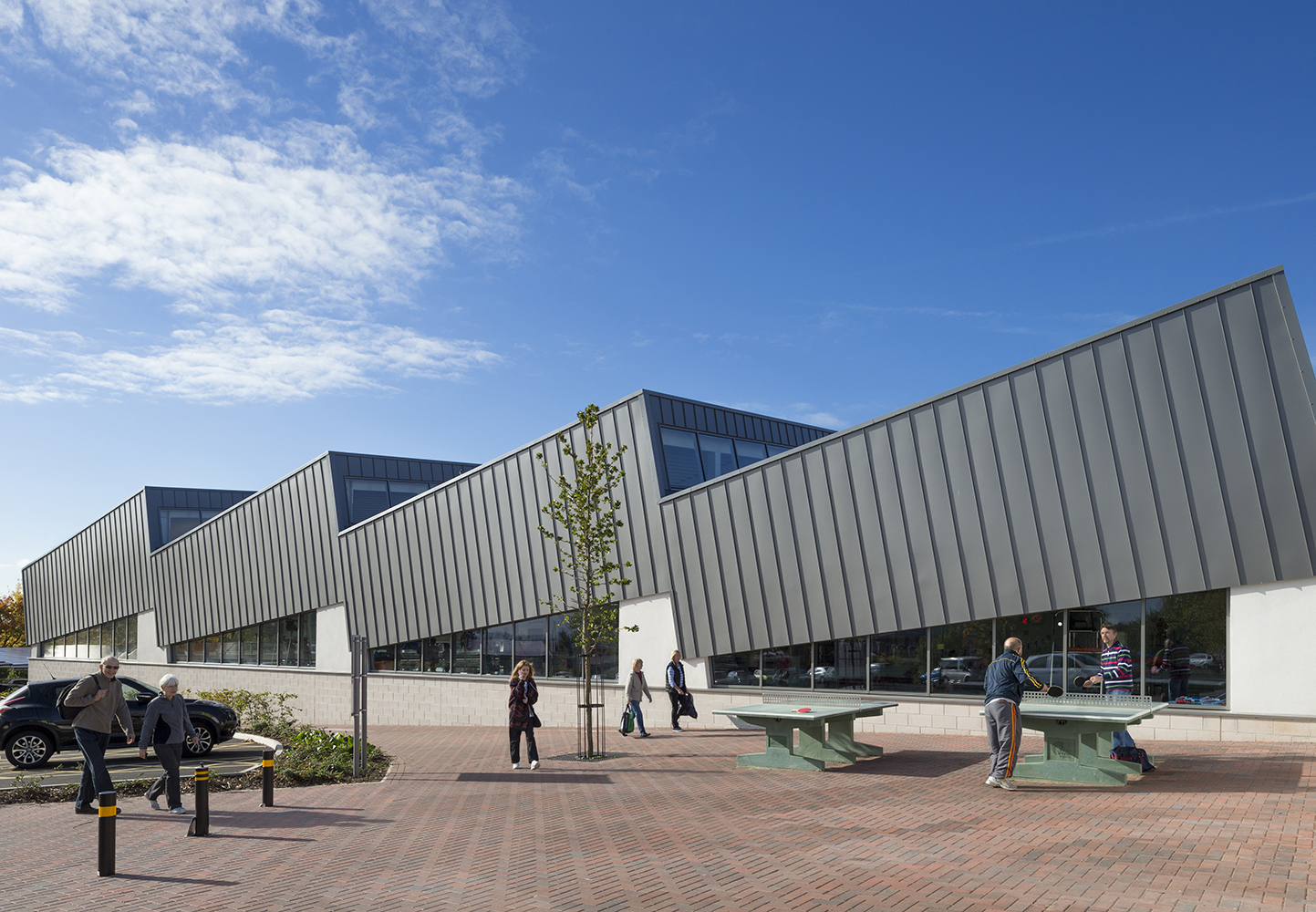 Oundle School Cricket Pavilion by Levitate - Architizer