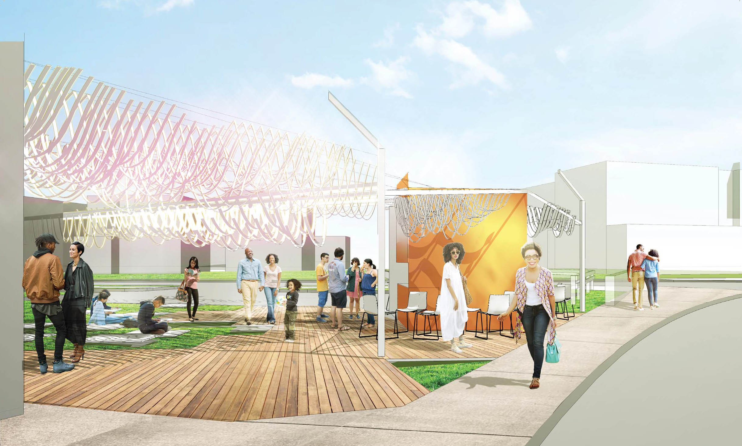 West Broadway Freedom Square by TEN x TEN Landscape Architecture and ...