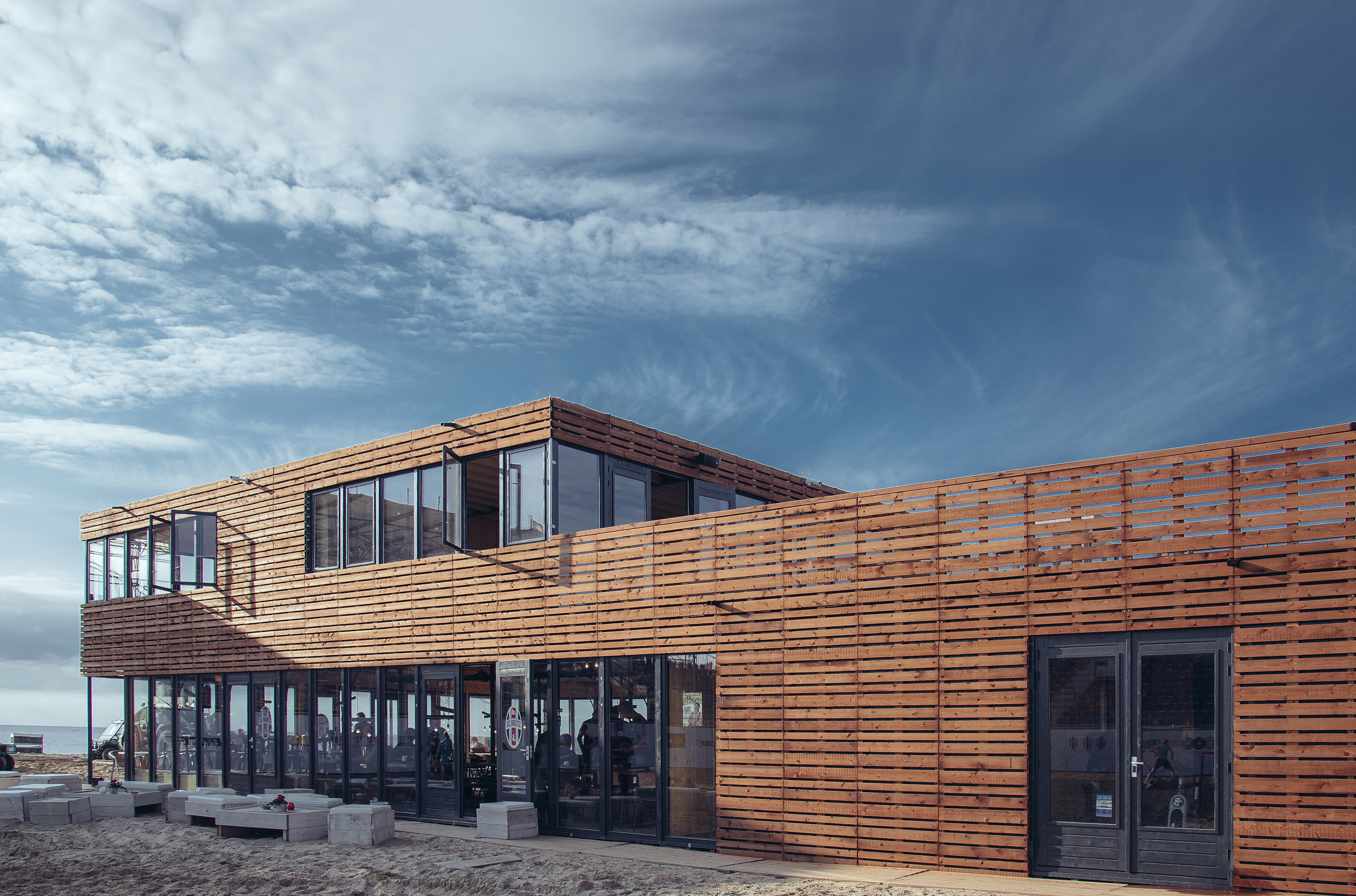 Pavilion The Hague Beach Stadium by Bloot Architecture - Architizer