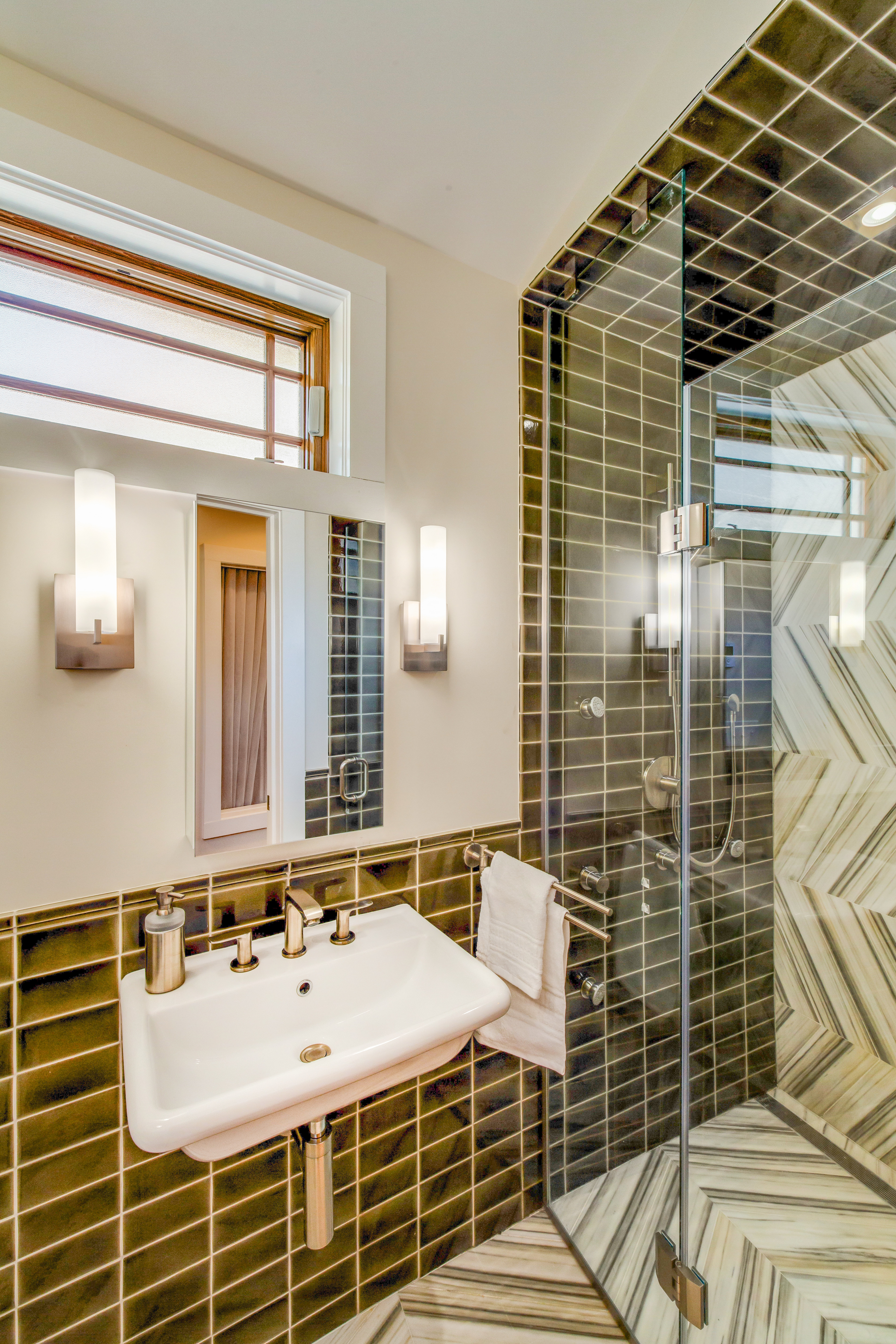 Zigzag Bathroom Addition by Andrew Mikhael Architect - Architizer