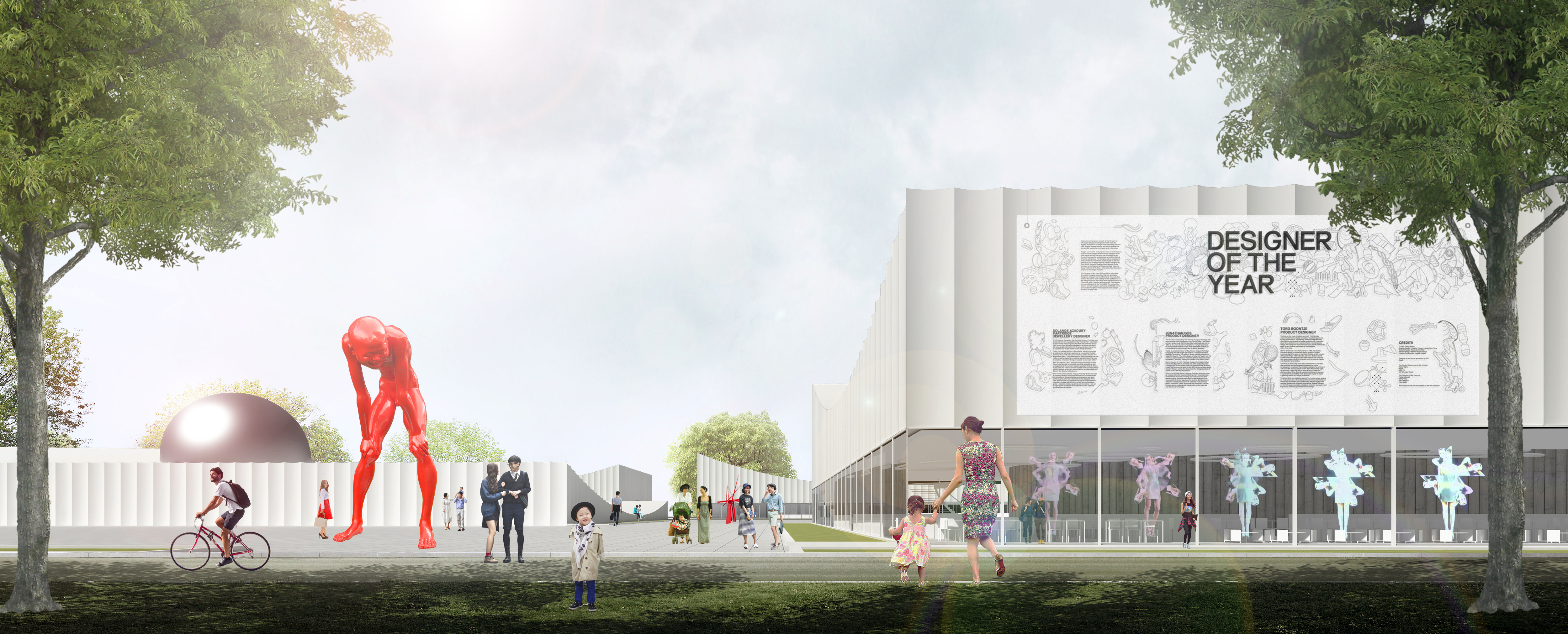 Open Museum_Continuing the Curve of Nature by GEBDESIGN. - Architizer