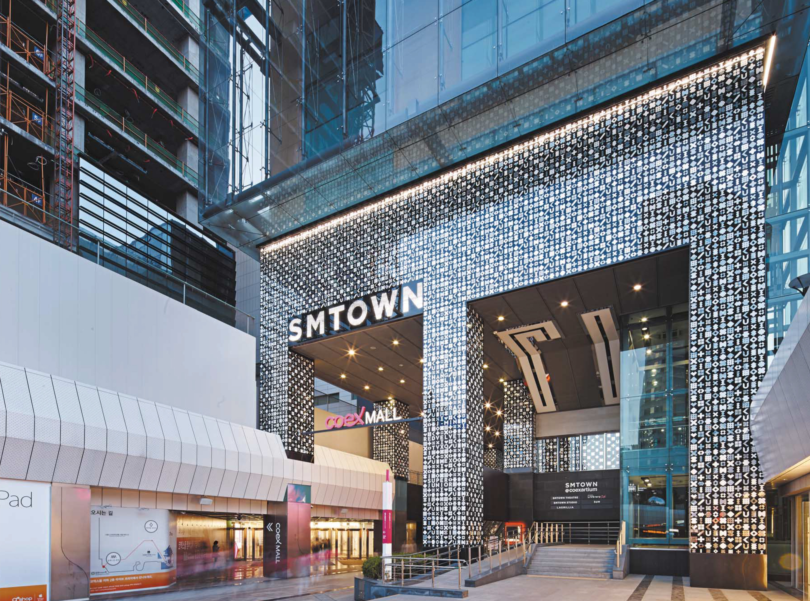 SM Town Artium Facade by Yong Ju Lee Architecture - Architizer