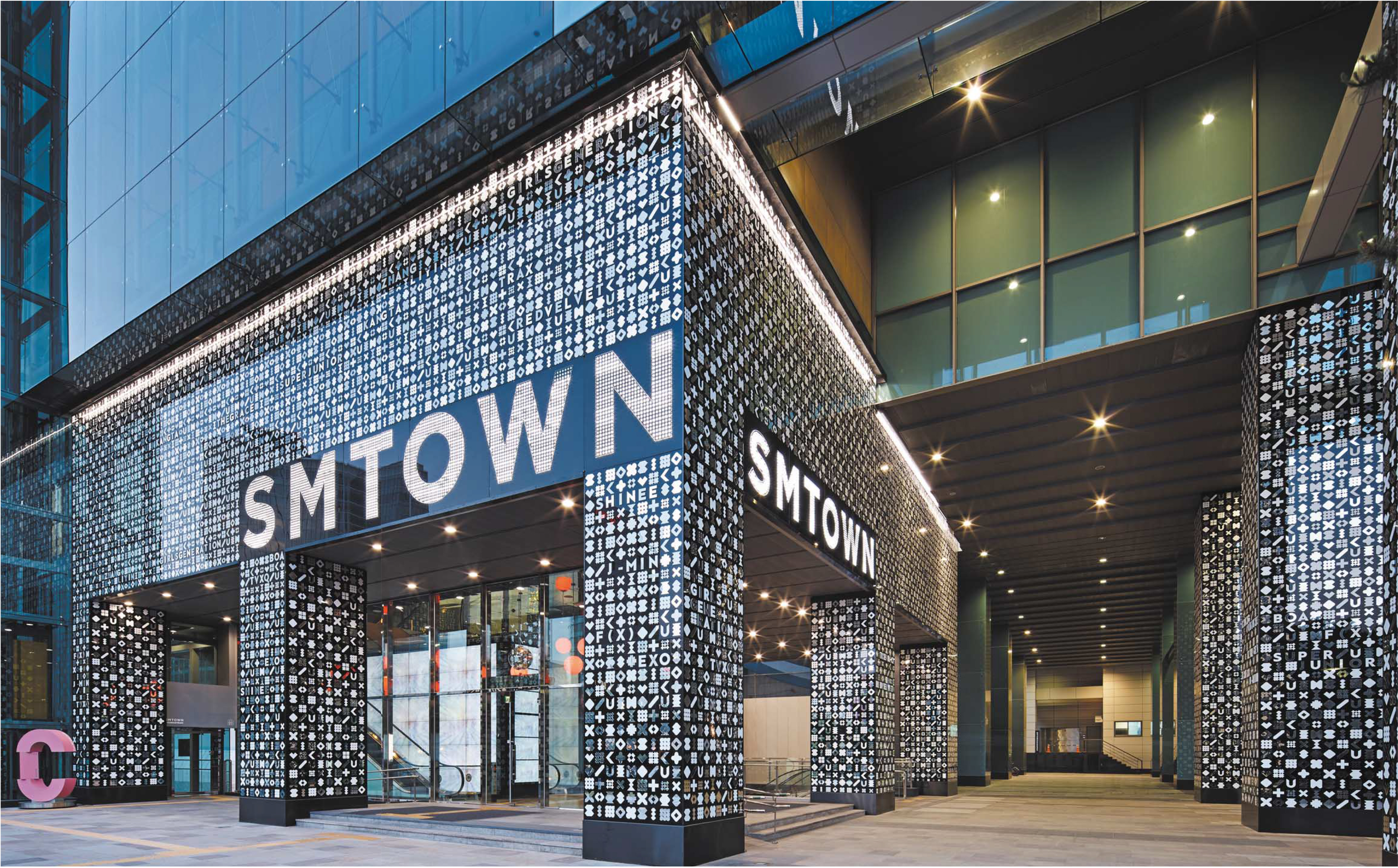 SM Town Artium Facade by Yong Ju Lee Architecture - Architizer