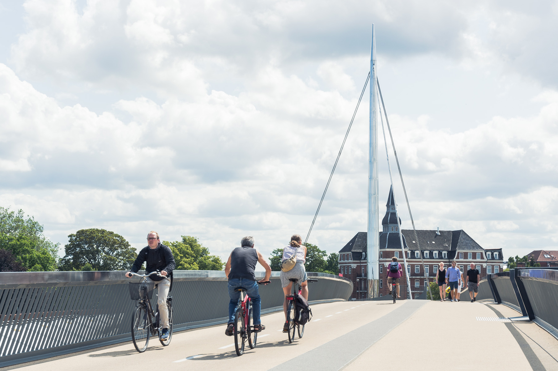 Byens Bro, Foot and Cycle Bridge, Odense by Gottlieb Paludan Architects ...