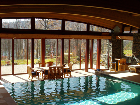 Pool Grotto & Gatehouse by LineSync Architecture - Architizer