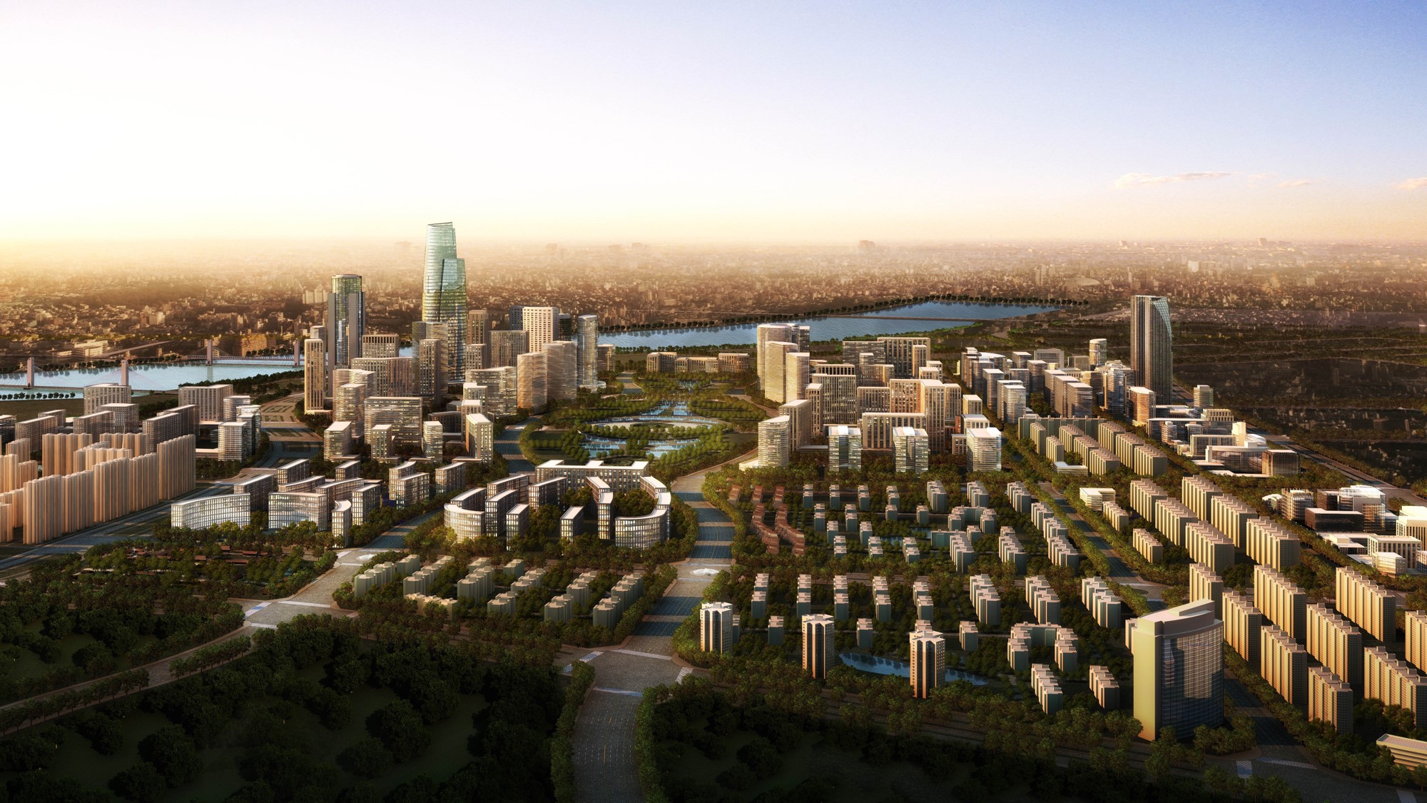 Harbin Financial District by Oculus Architecture - Architizer