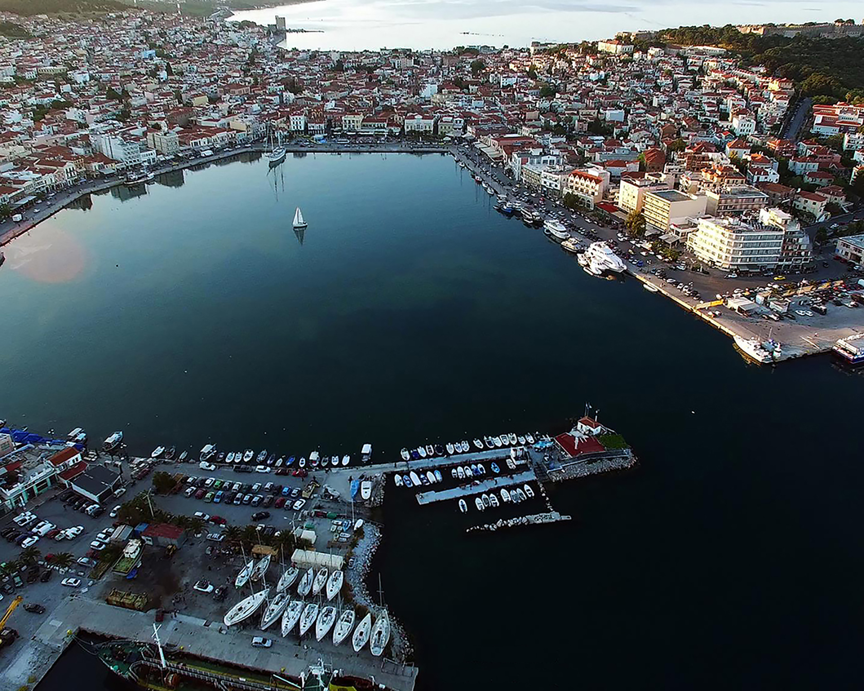 Lighthouse Restoration and new Cafe on the right waterfront of port of ...