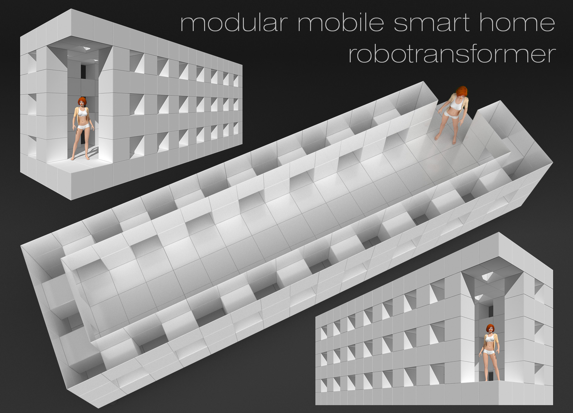 Idea 1722771: modular mobile smart eco-hotel robo-transformer by Hot El ...