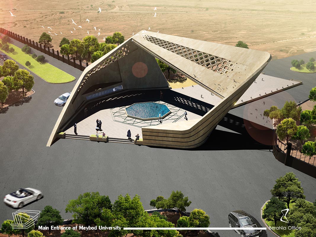 Main Entrance of Meybod University by BeraNia Office - Architizer