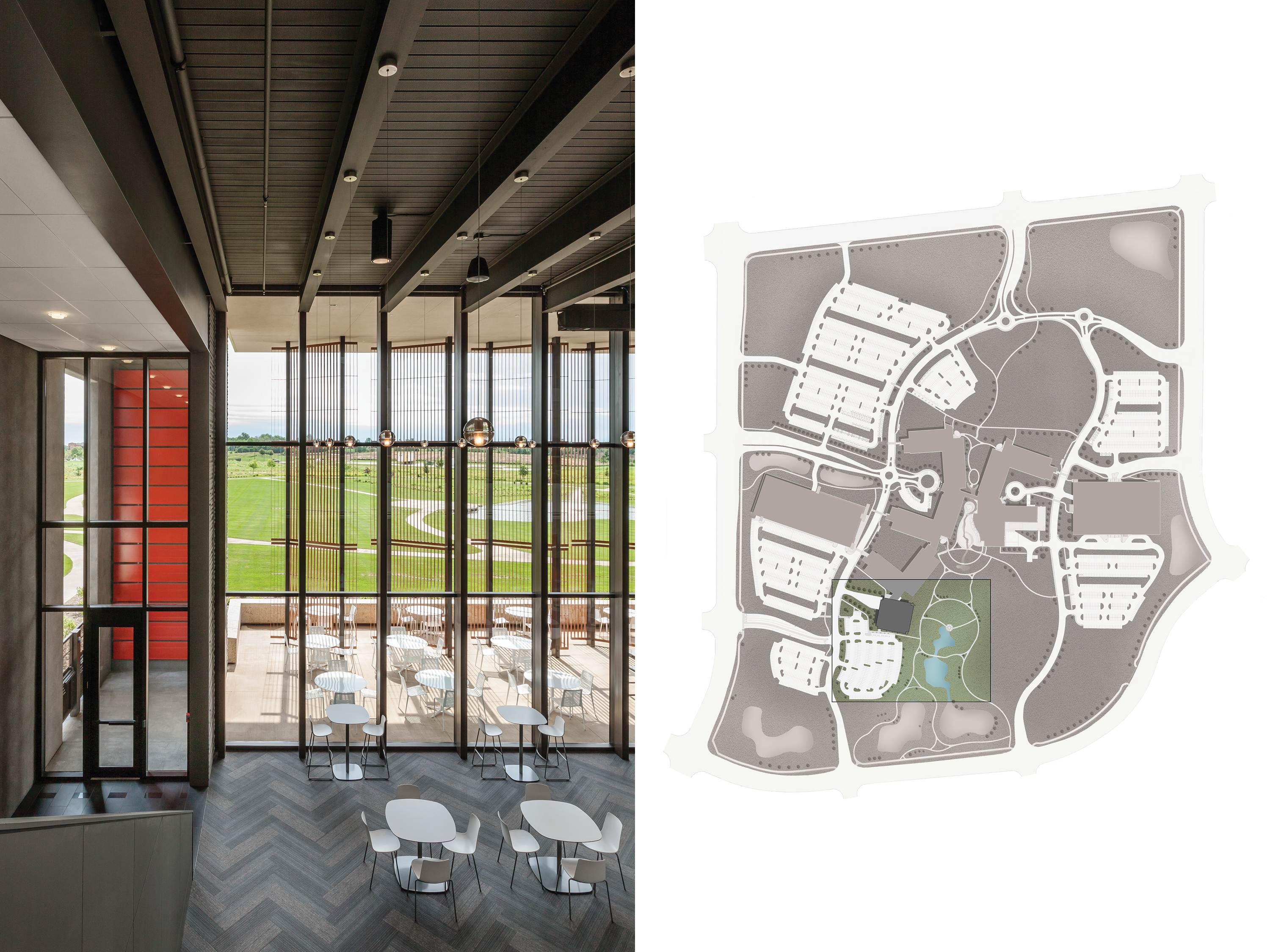 Corporate Campus Cafeteria and Training Center by Substance ...