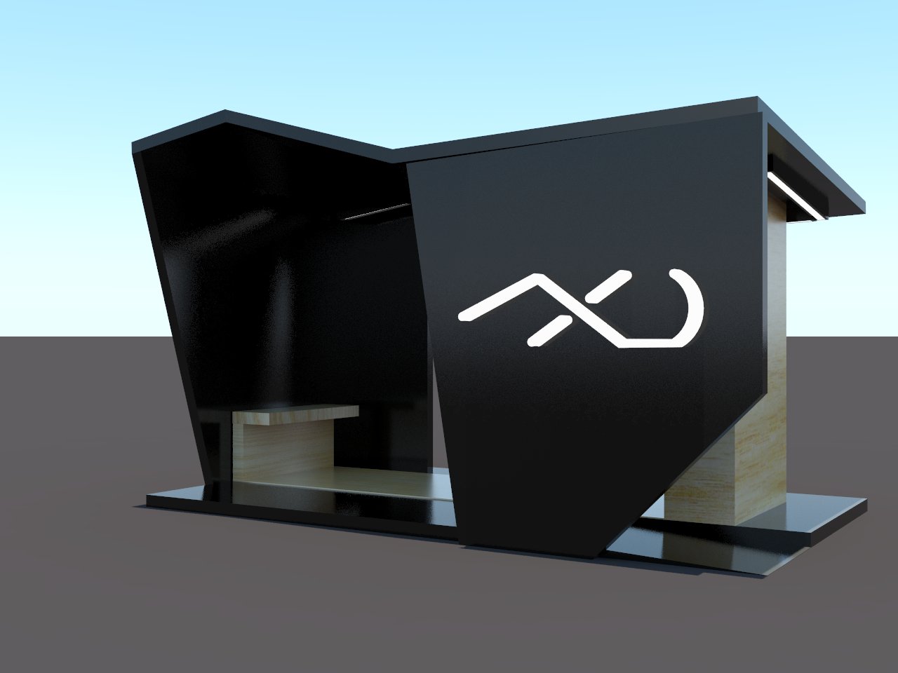 open mall info kiosk by am architecture studio - Architizer