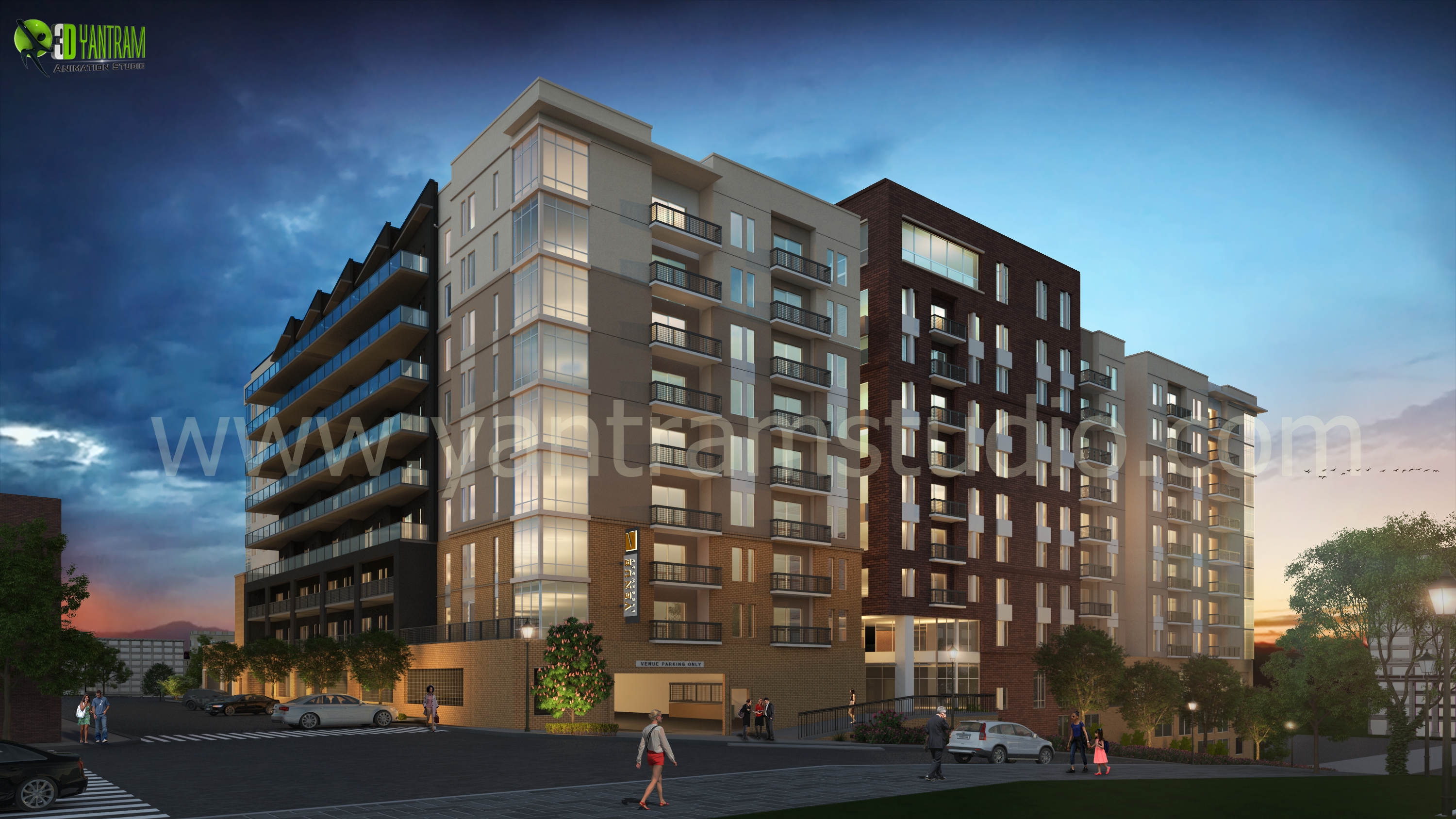 Building Exterior Design by Yantram Architectural Design Studio ...