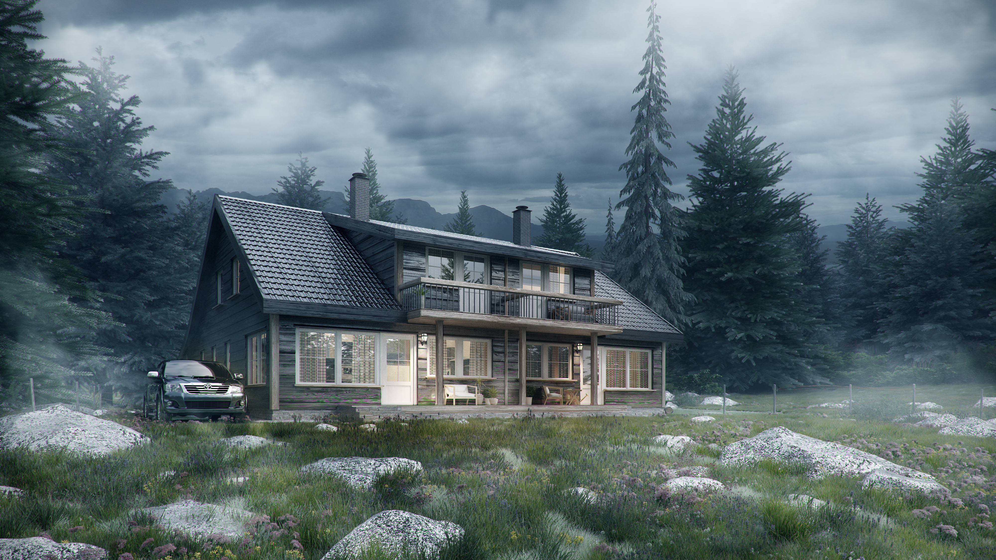 Wooden Cottage In Norwegian Forest by Viscato - Architizer