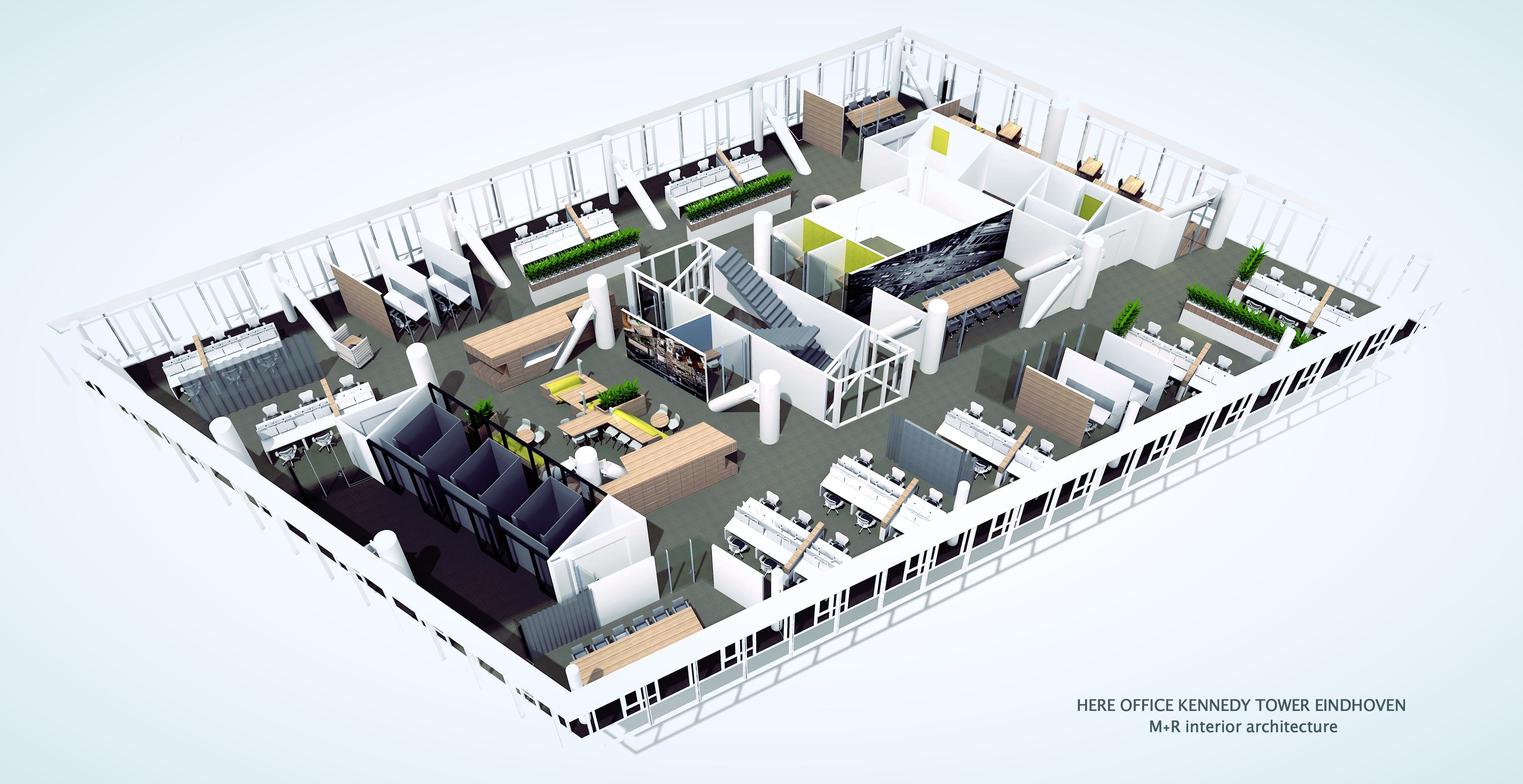 HERE HQ OFFICE EINDHOVEN by M+R interior architecture - Architizer