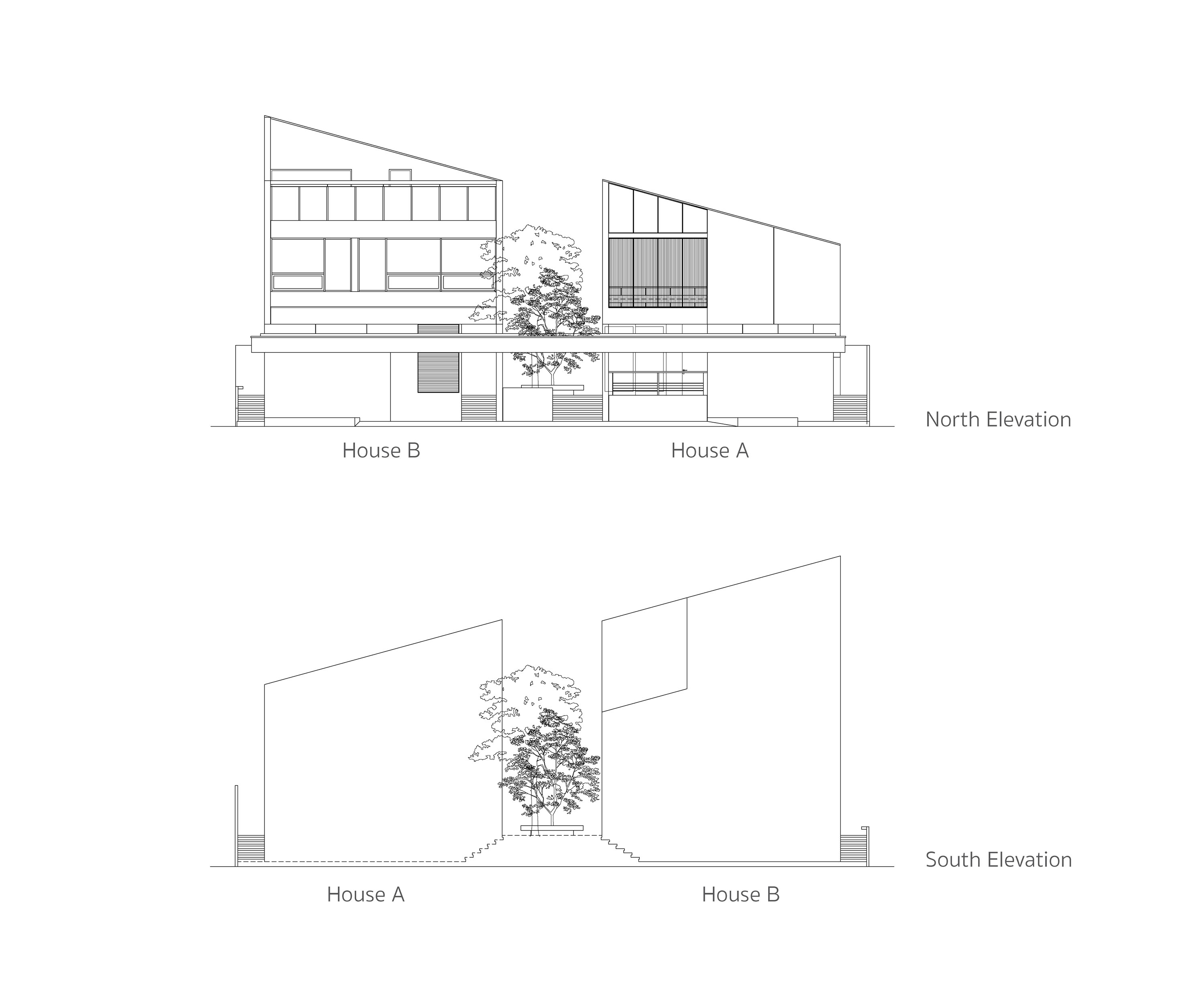 Twin House by poetic space studio - Architizer