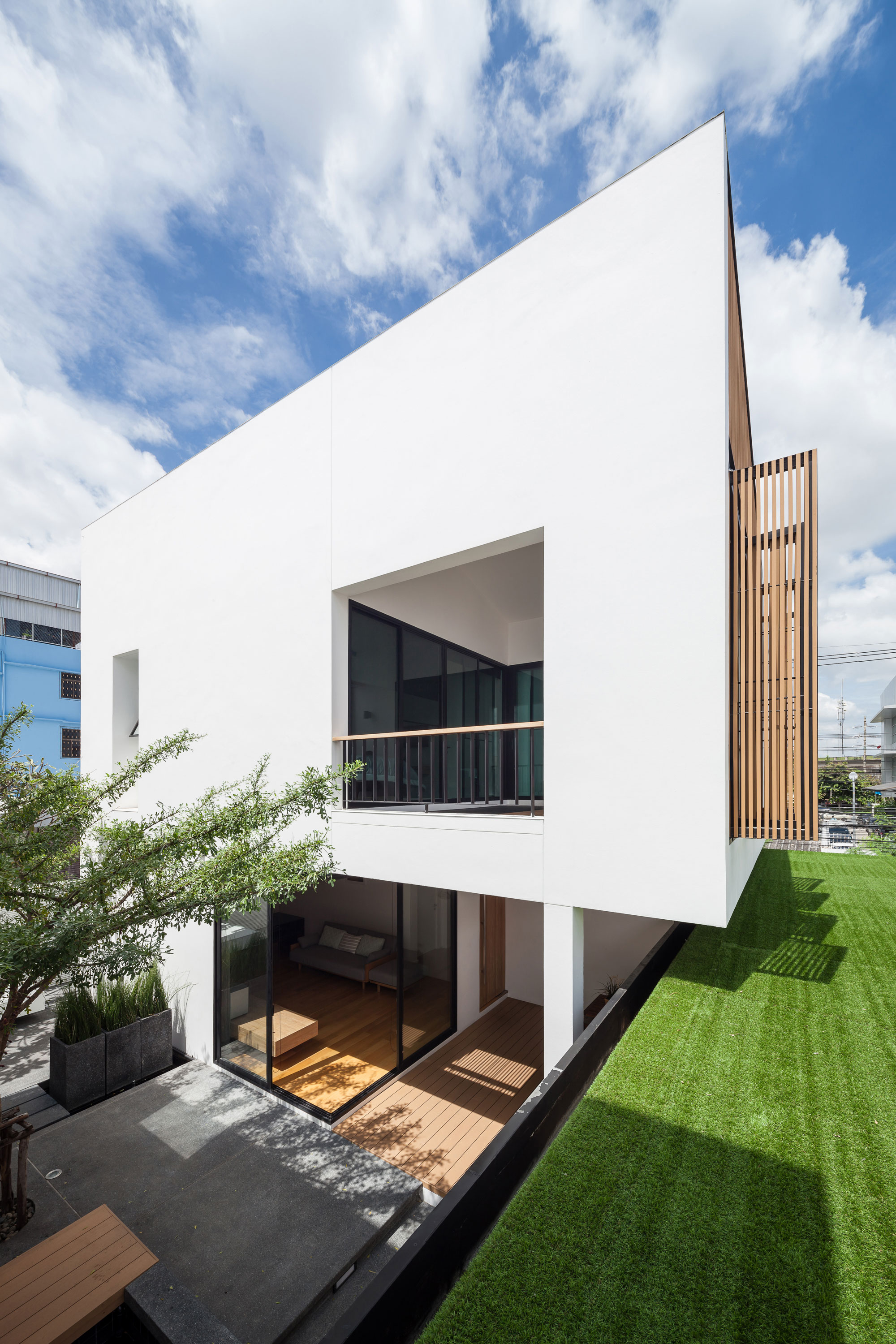 Twin House by poetic space studio - Architizer