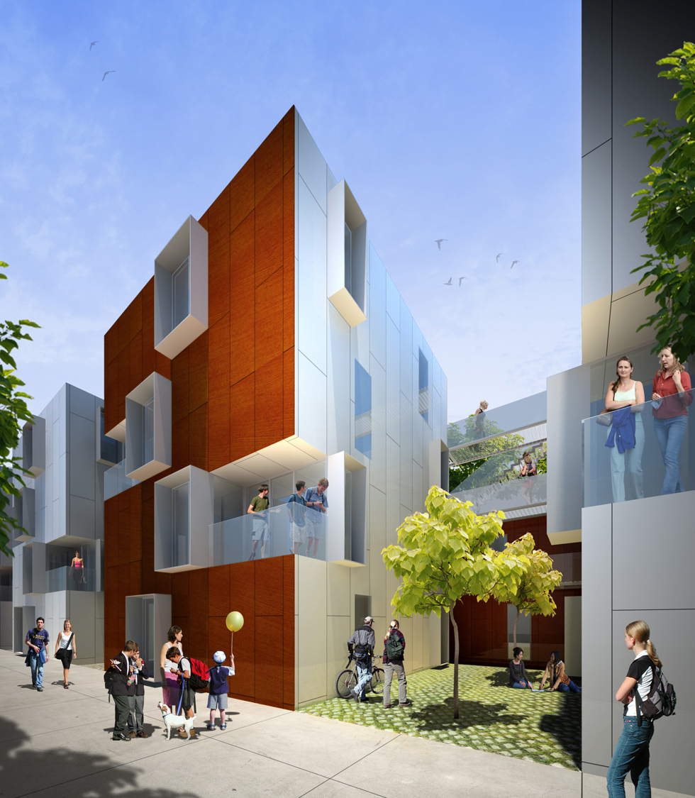 Idea 1772090: Garden Village by Stanley Saitowitz / Natoma Architects ...