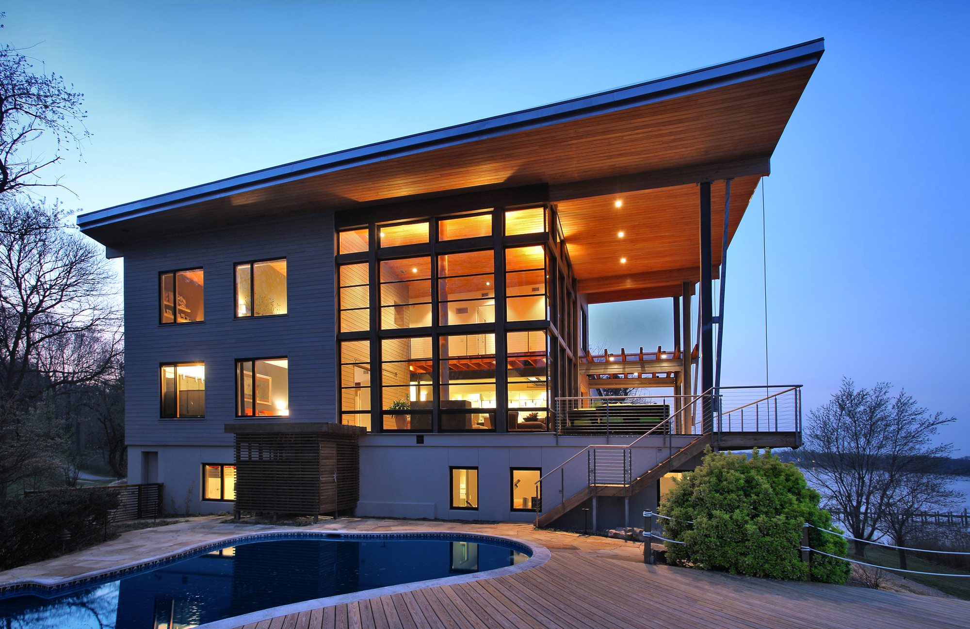 Bay House (developed by Gardner Mohr Architects LLC) by Gardner ...