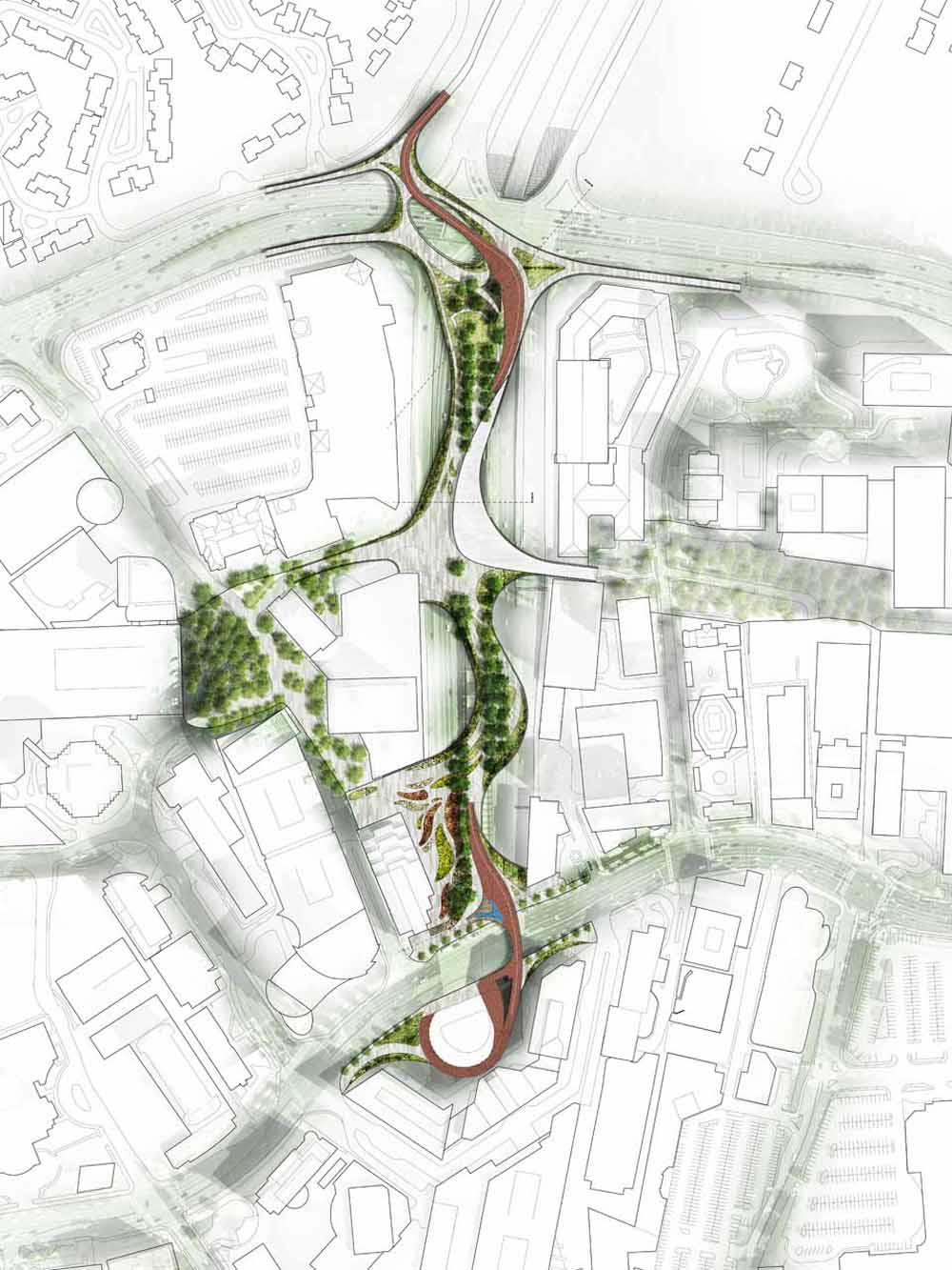 Buckhead Park Over GA400 by ROGERS PARTNERS Architects+Urban Designers ...