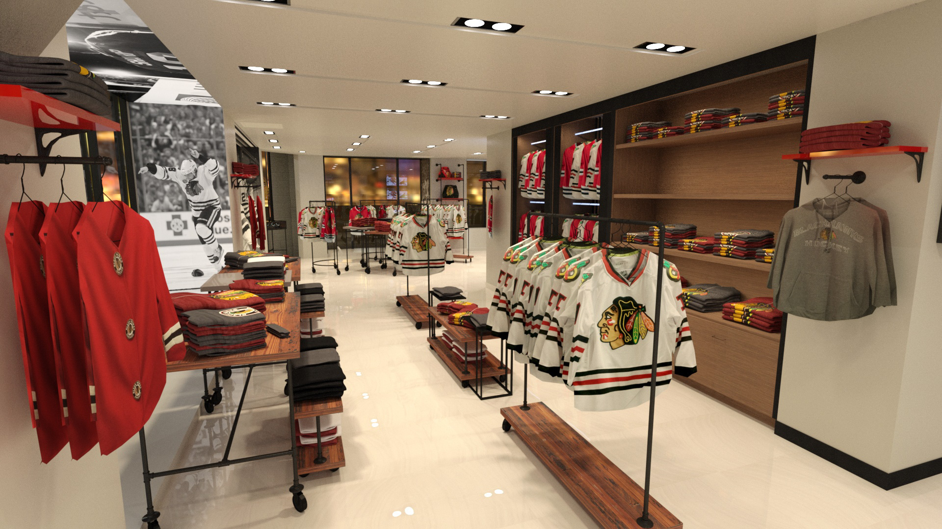 Chicago Blackhawks Flagship Store by Chipman Design Architecture ...
