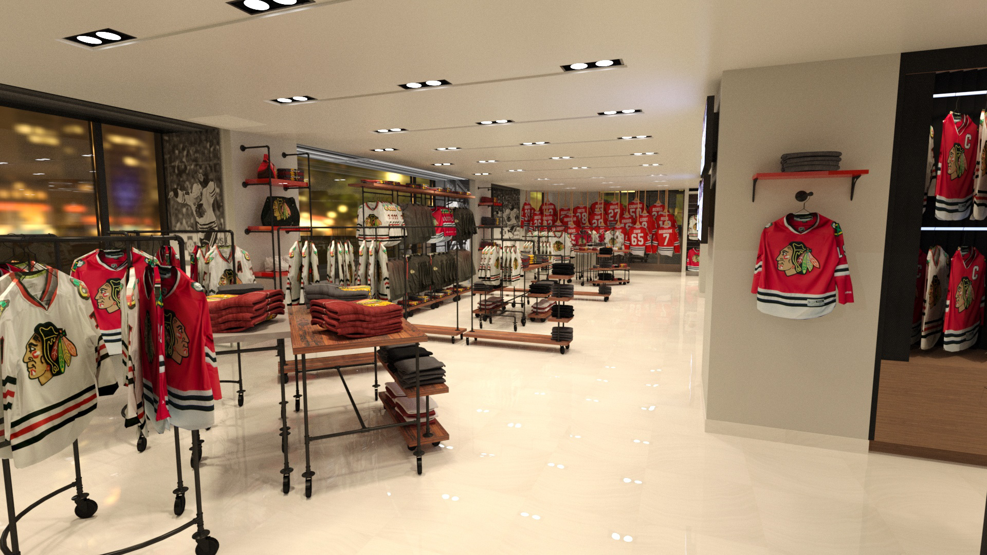 Chicago Blackhawks Flagship Store by Chipman Design Architecture ...