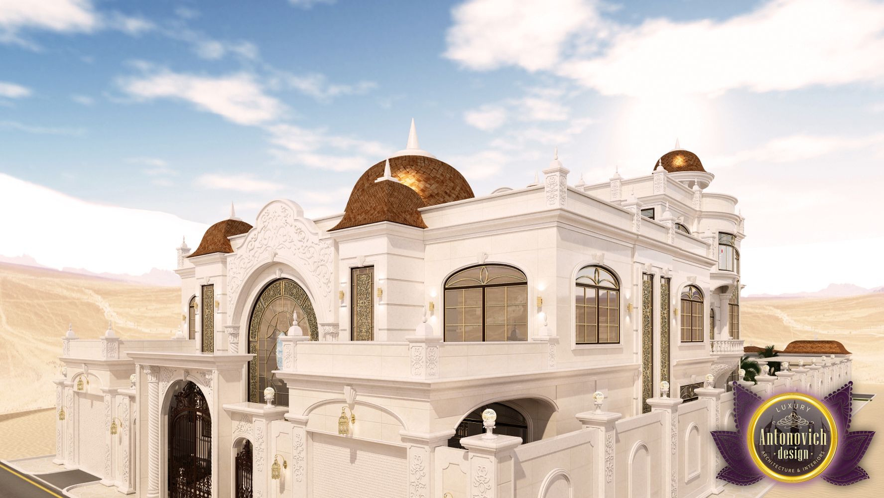 House exterior design of Luxury Antonovich Design by LUXURY ANTONOVICH ...