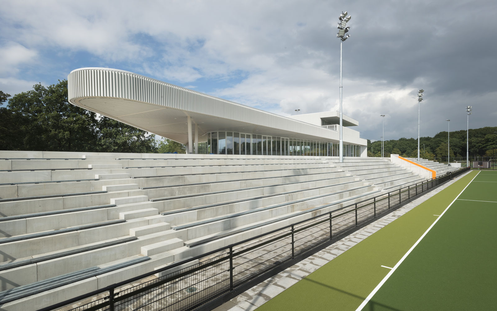 Clubhouse hockey club Oranje-Rood by diederendirrix architecture ...