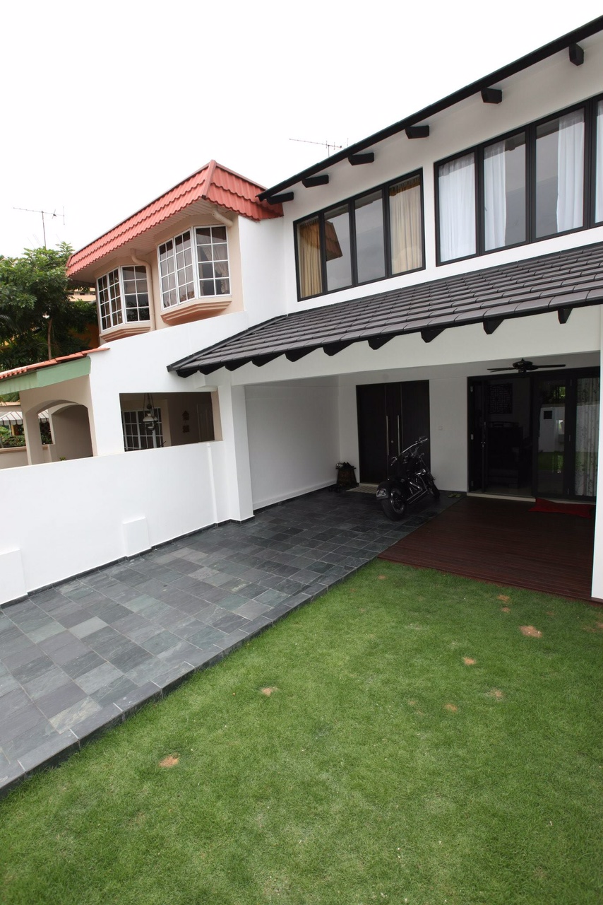 Contemporary terrace house by Asialand Construction Pte Ltd - Architizer