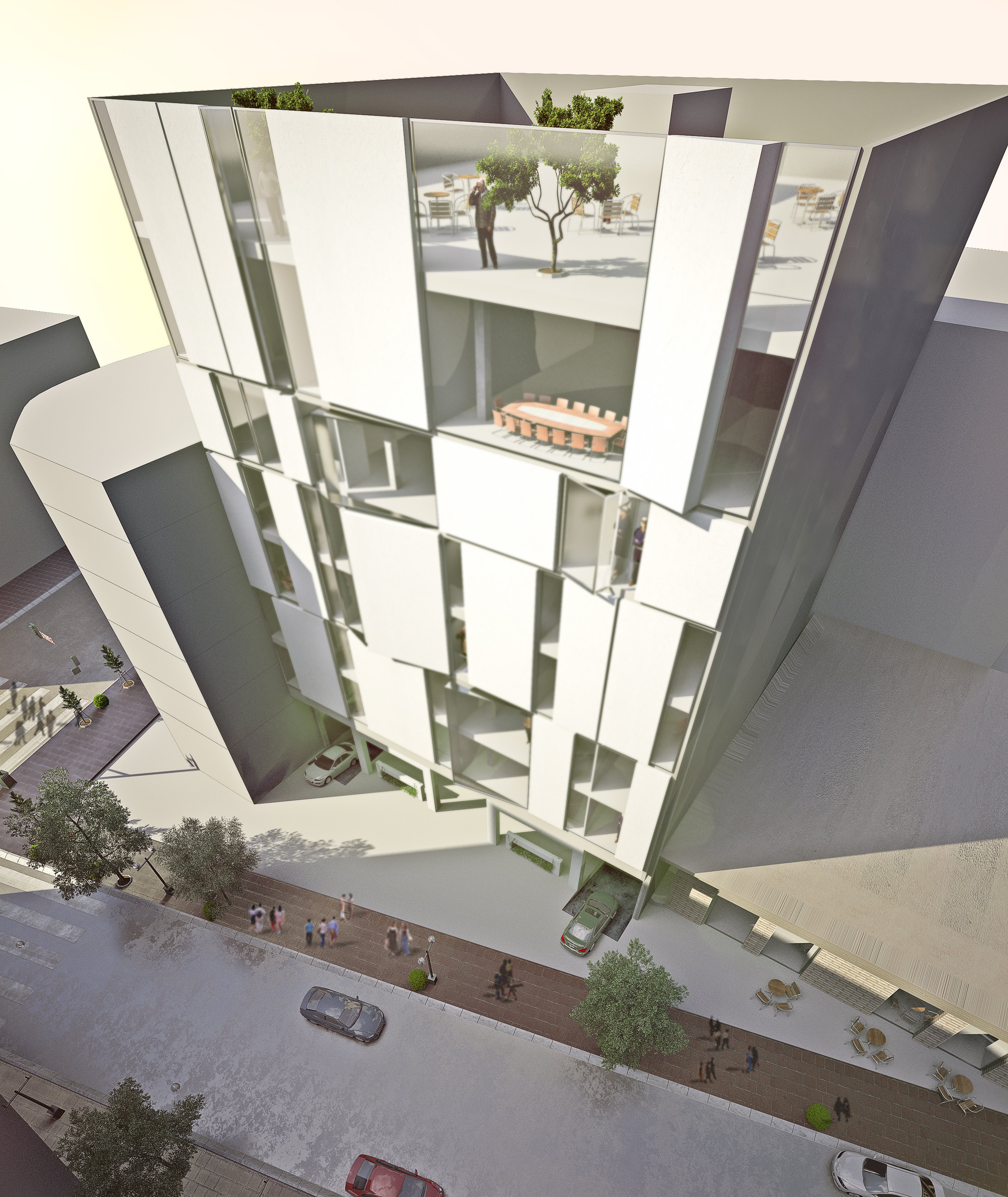 Aghdasieh Commercial Building by New Vision Studio(NVS) - Architizer