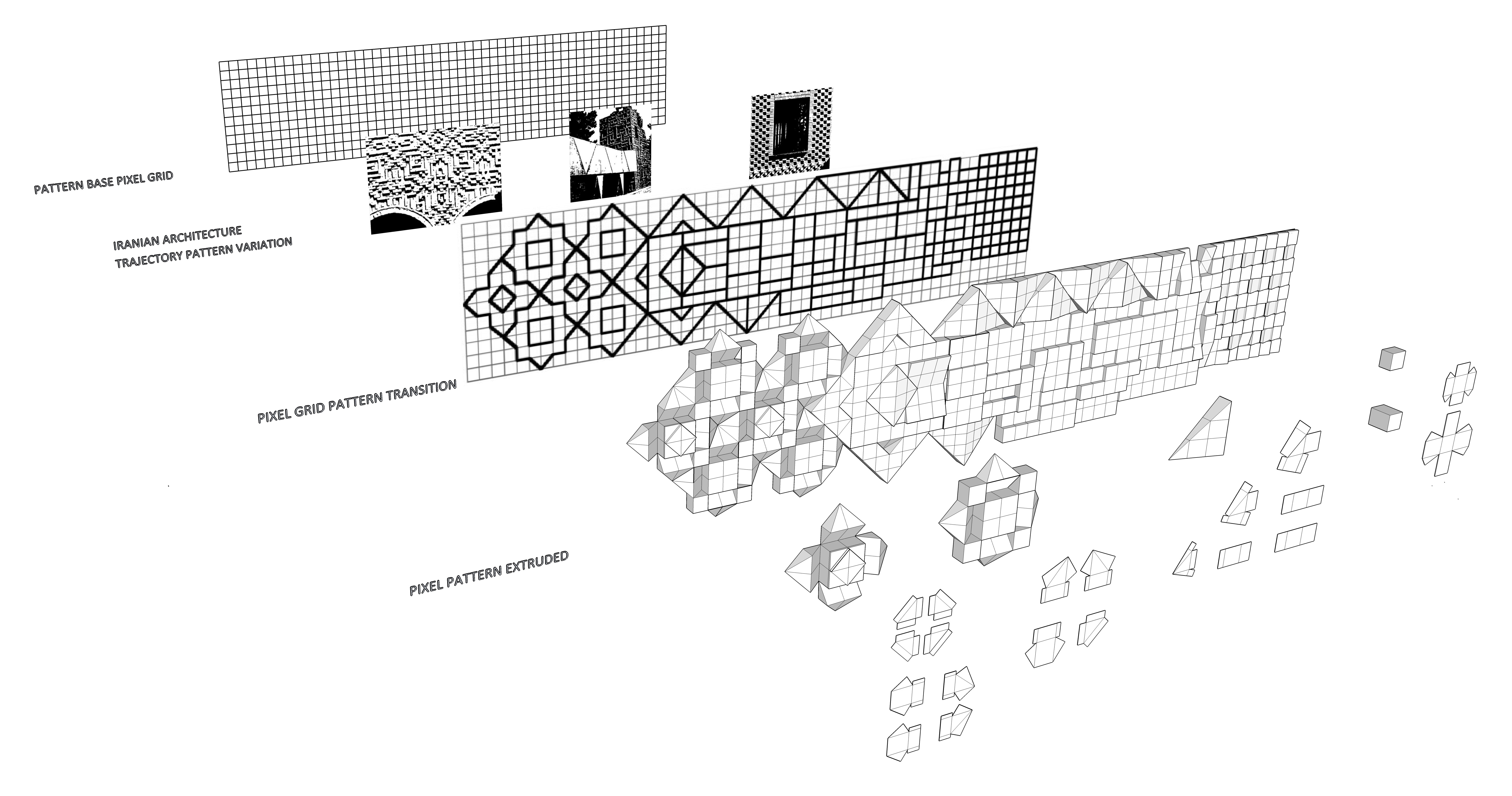 PIXEL PATTERN INSTALLATION by Farnaz Fattahi - Architizer
