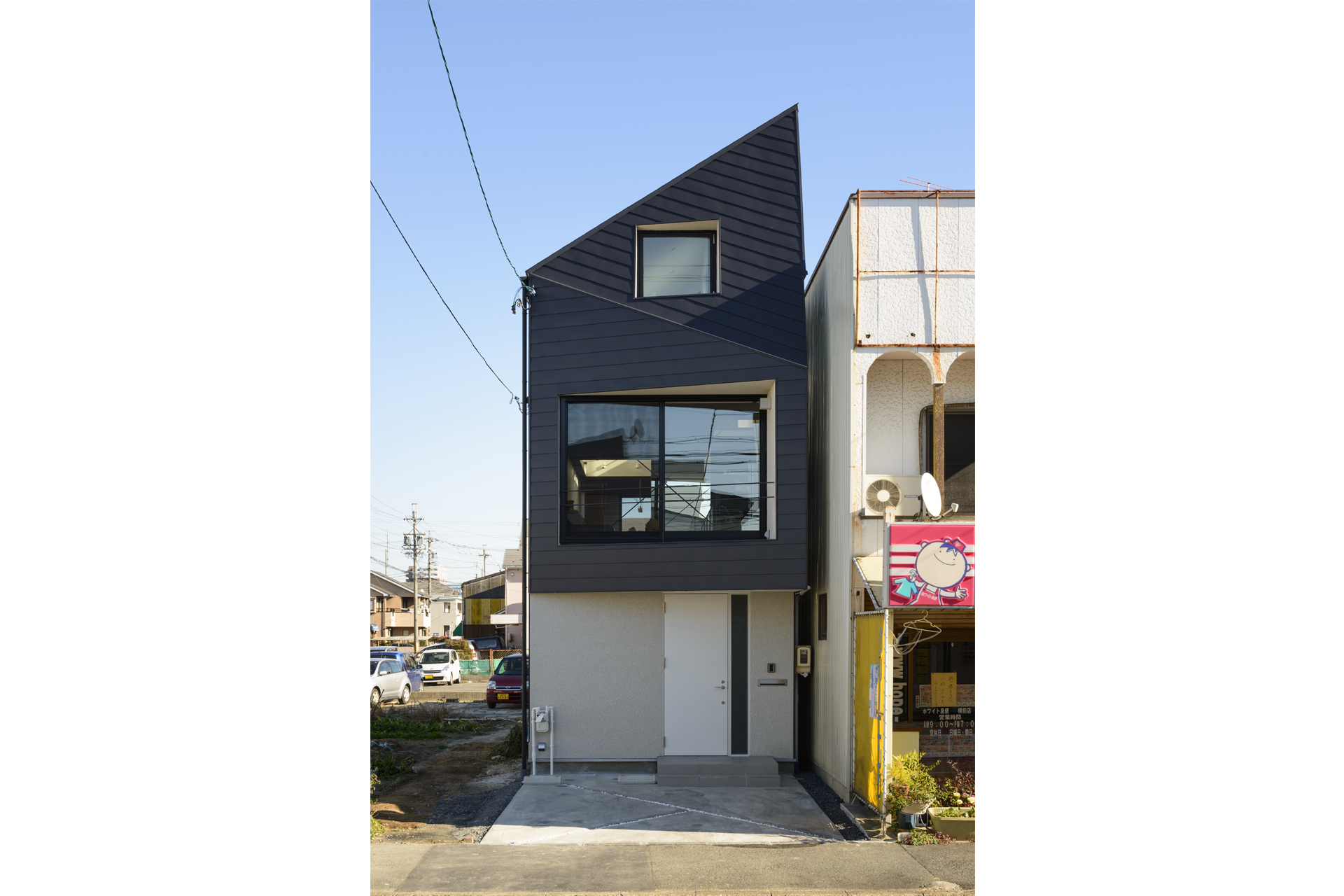 House with the Pointed roof by H ARCHITECTS STUDIO INC. - Architizer