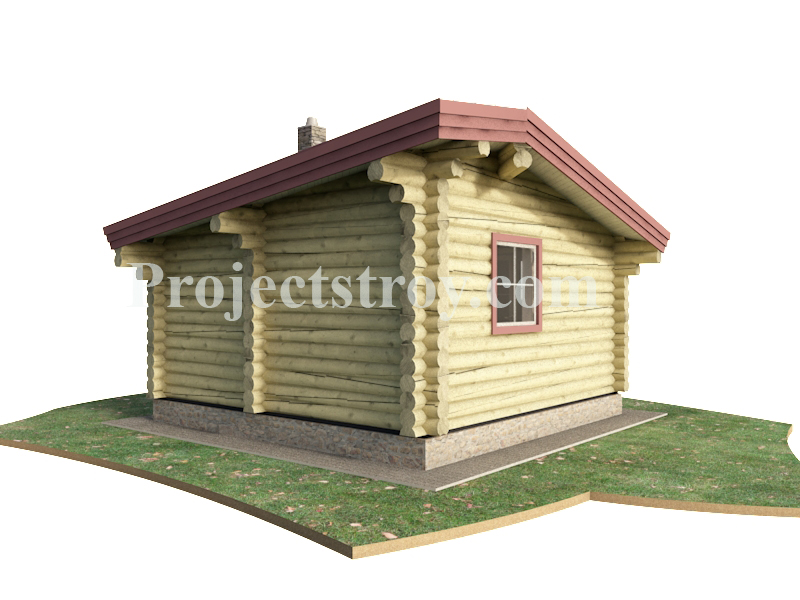 Project sauna logs 6x6 m by Projectstroy drawings log cabins | home ...