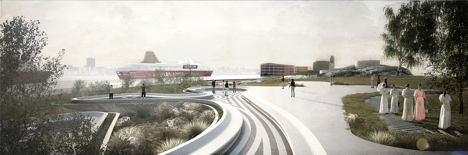 Archipelago | Redefining the typology of the urban terrace by ...