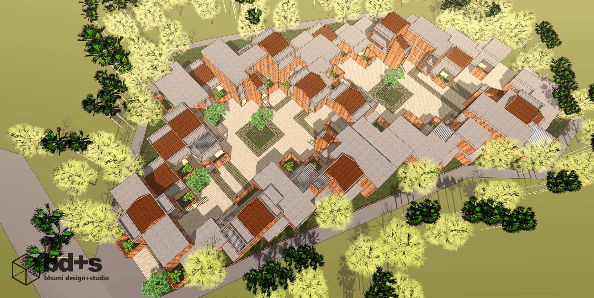 Cluster Housing Layout Verdant Homes Suburban Housing Design Studio