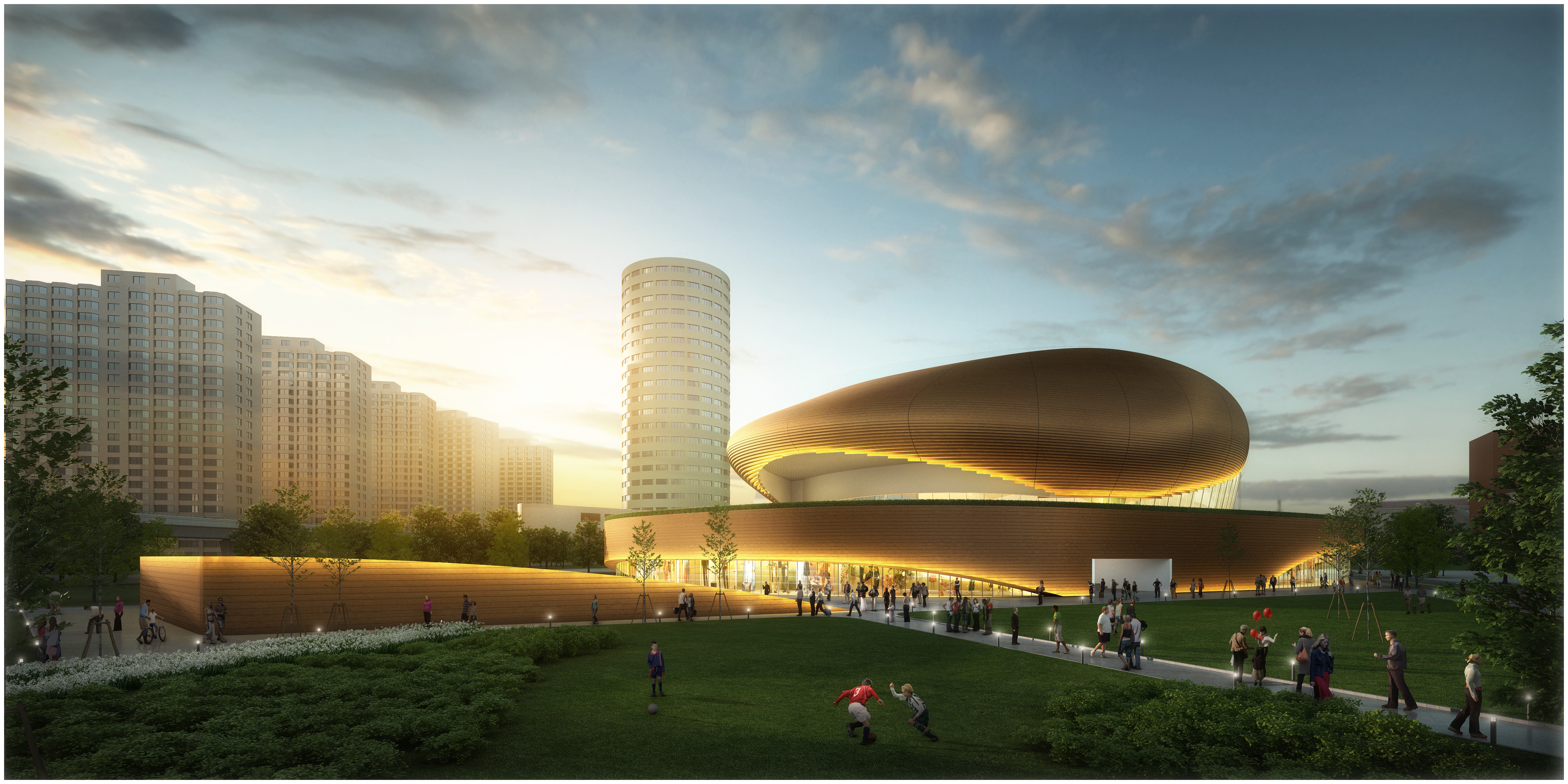 SHANGHAI ARENA by GreenbergFarrow Architecture - Architizer