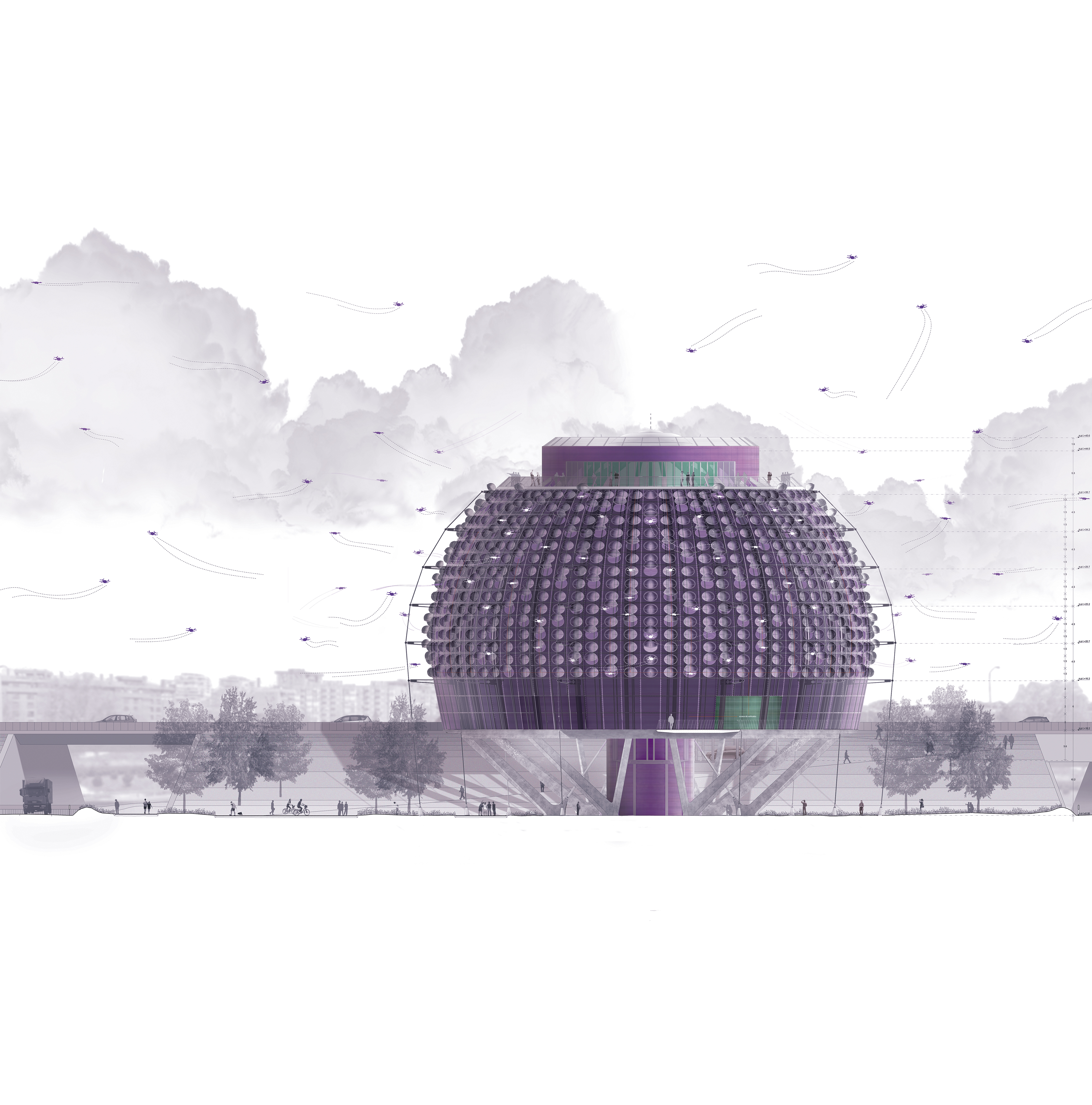 URBAN DRONEPORT by Saúl - Architizer