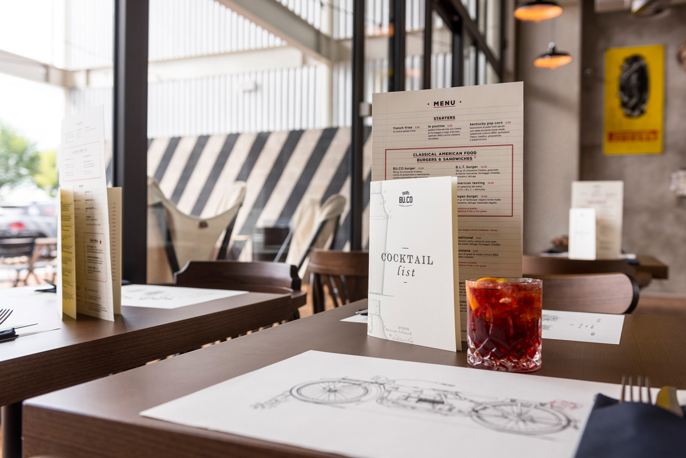 Bu.Co Burger & Cocktail by Visual Display - Interior / Identity ...