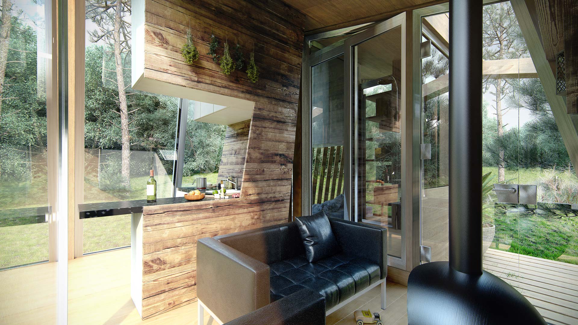Small, wooden, summer house by Viscato - Architizer