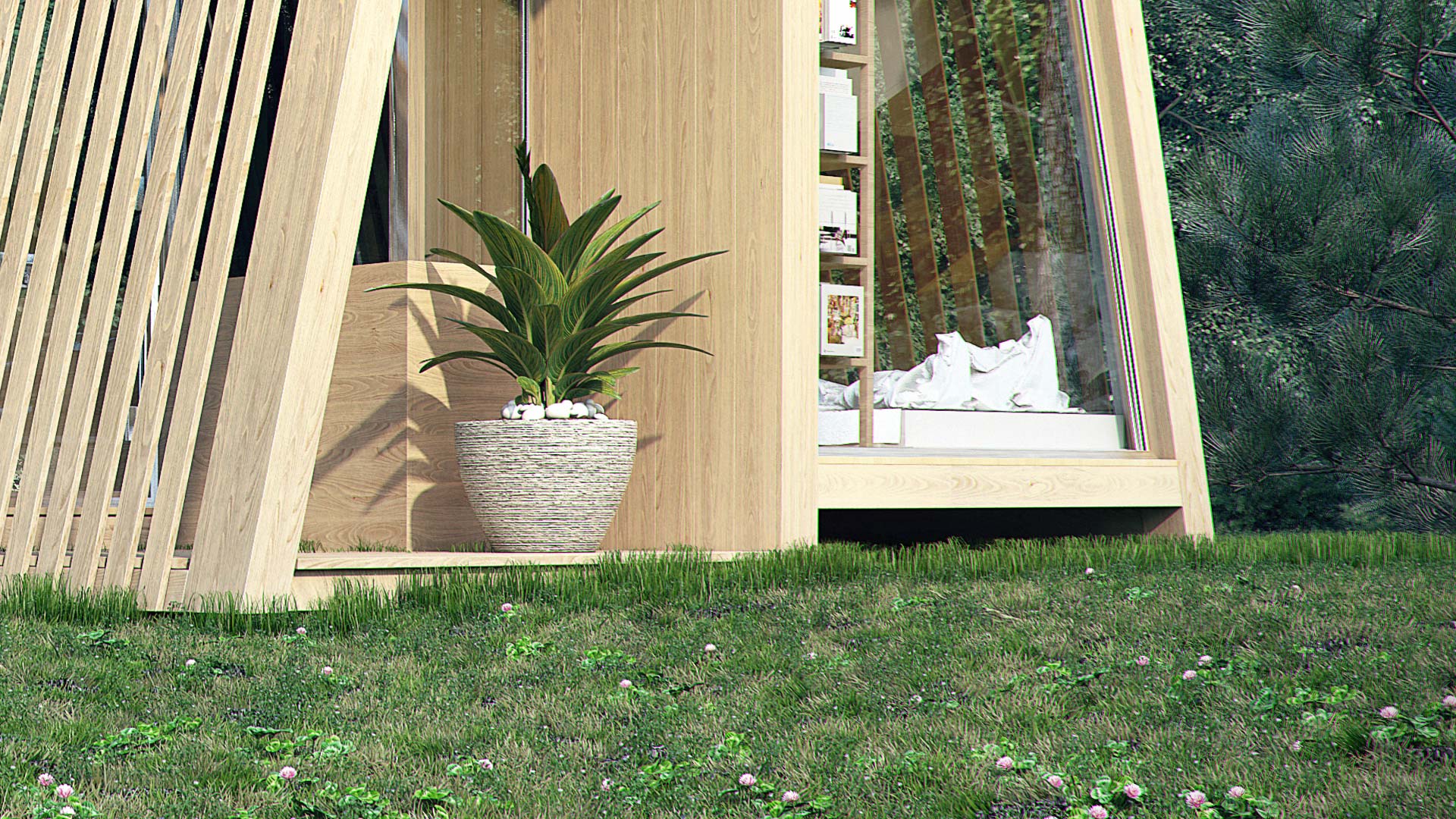Small, wooden, summer house by Viscato - Architizer