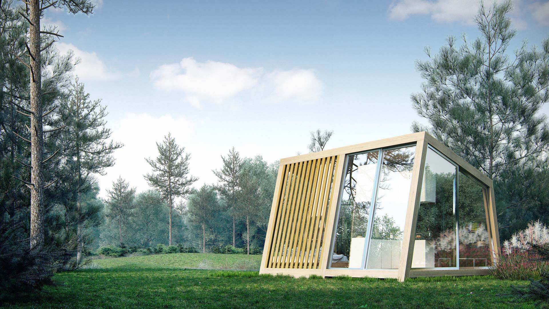 Small, wooden, summer house by Viscato - Architizer